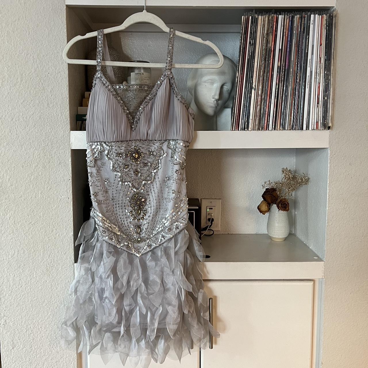 Sue Wong Nocturne Beaded Dress Size: 0 NOTE: There... - Depop