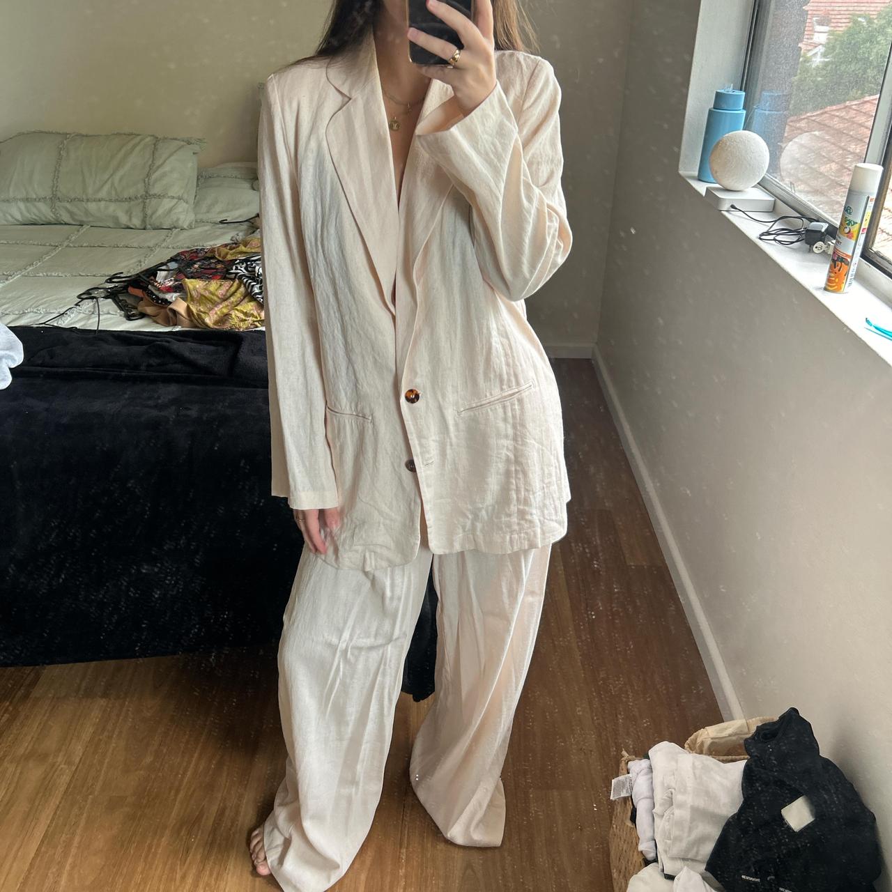 Spell - Every Single Day Linen Blazer and Pant... - Depop