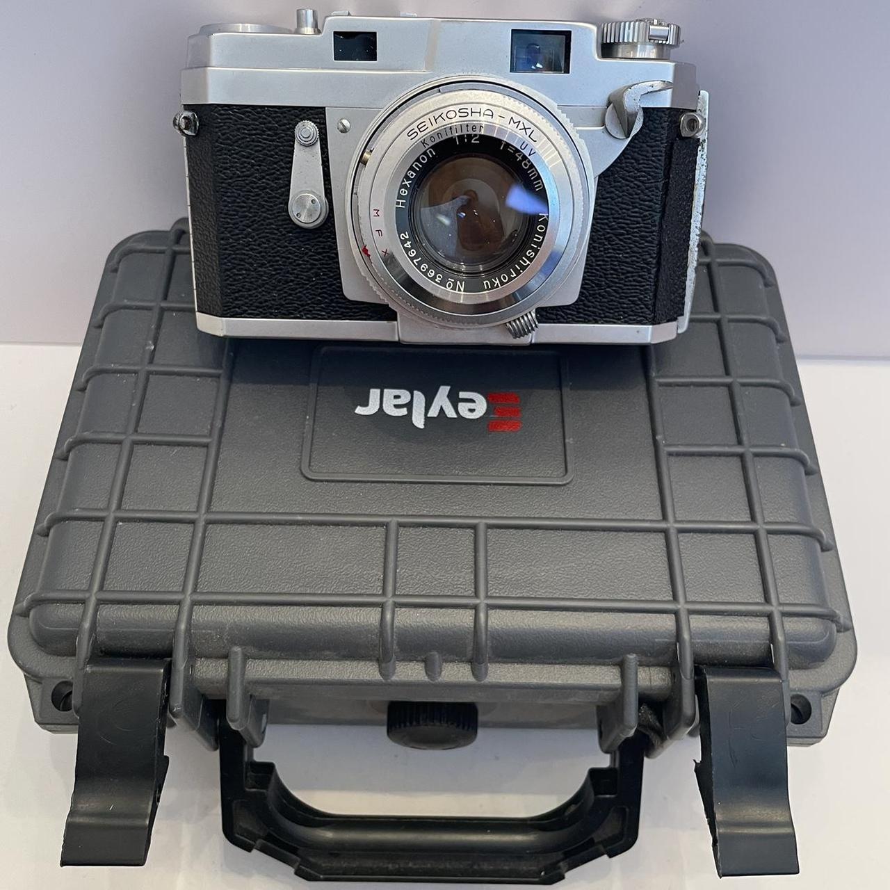 Konica III Rangefinder Film Camera In Eylar Padded... - Depop