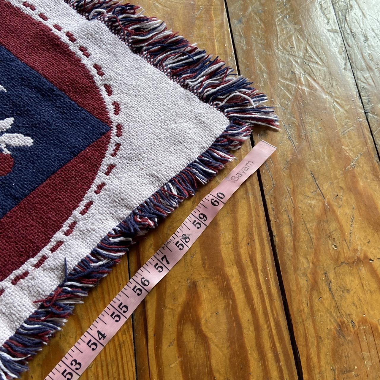 80s vintage block homestead throw blanket |... - Depop