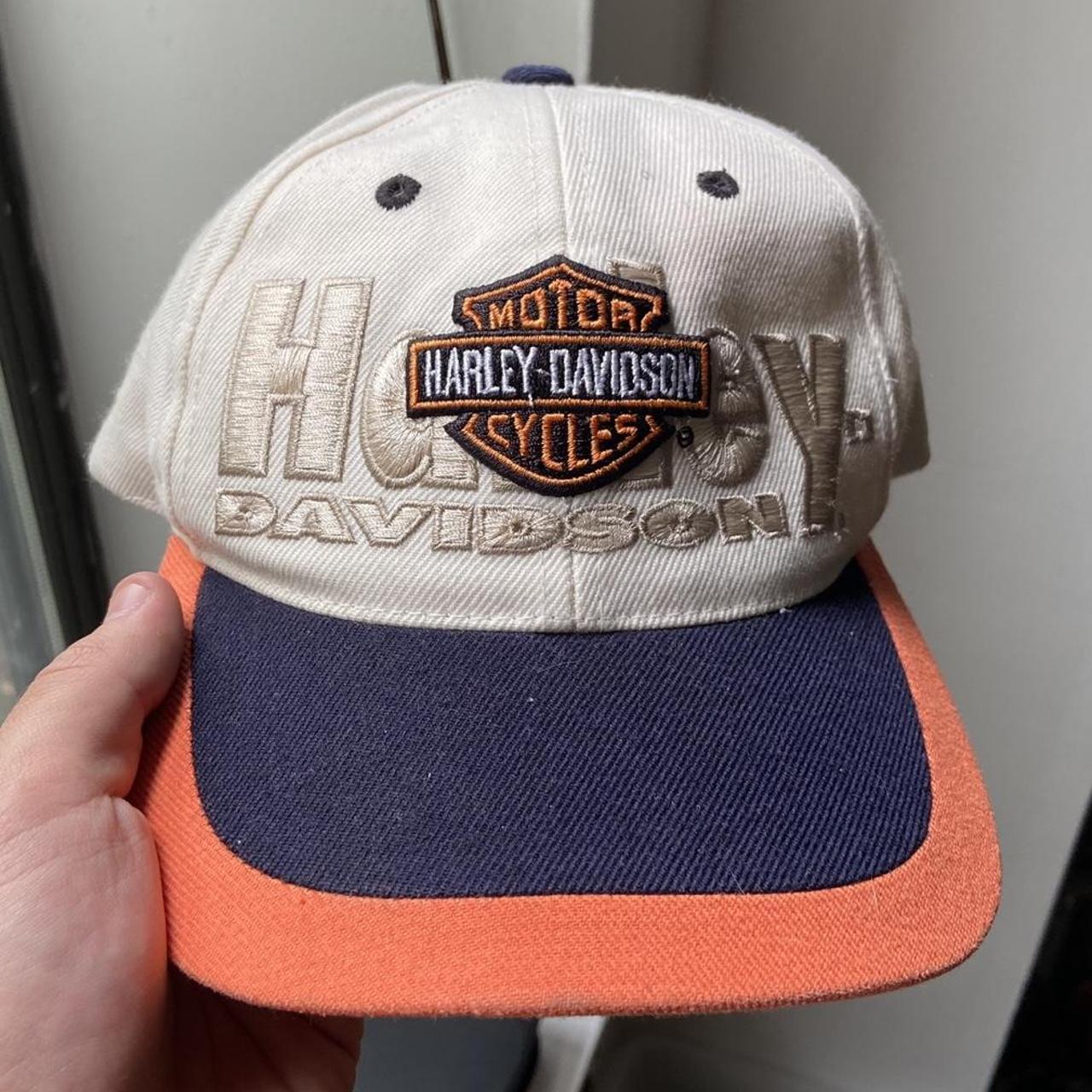 vintage Harley Davidson hat 🧢 osfa shipping is... - Depop