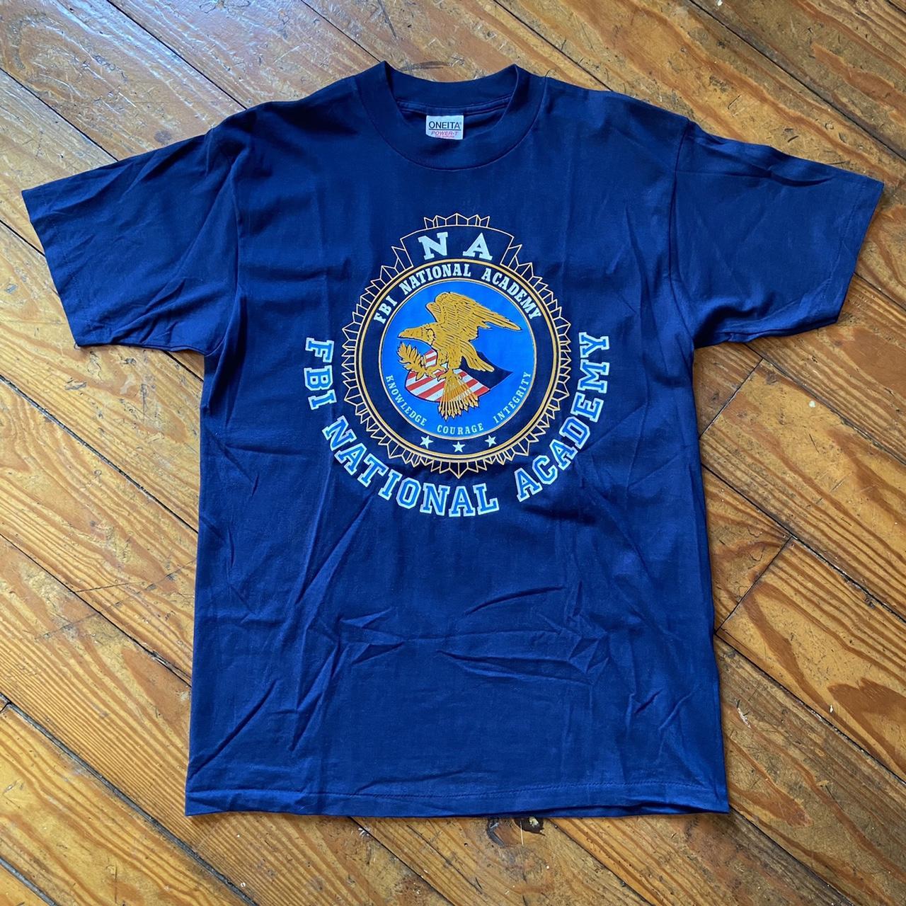 vintage FBI Academy tee shirt 👕 L shipping is... - Depop