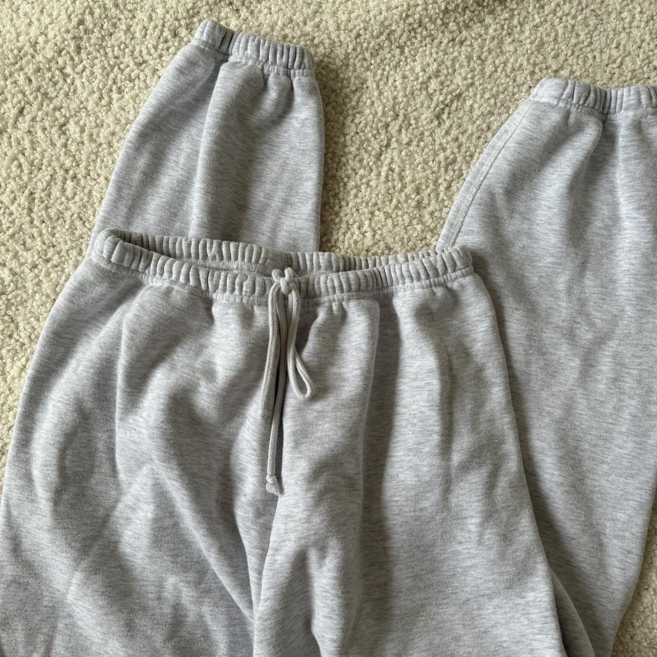 Skims cotton fleece joggers size small #skims... - Depop