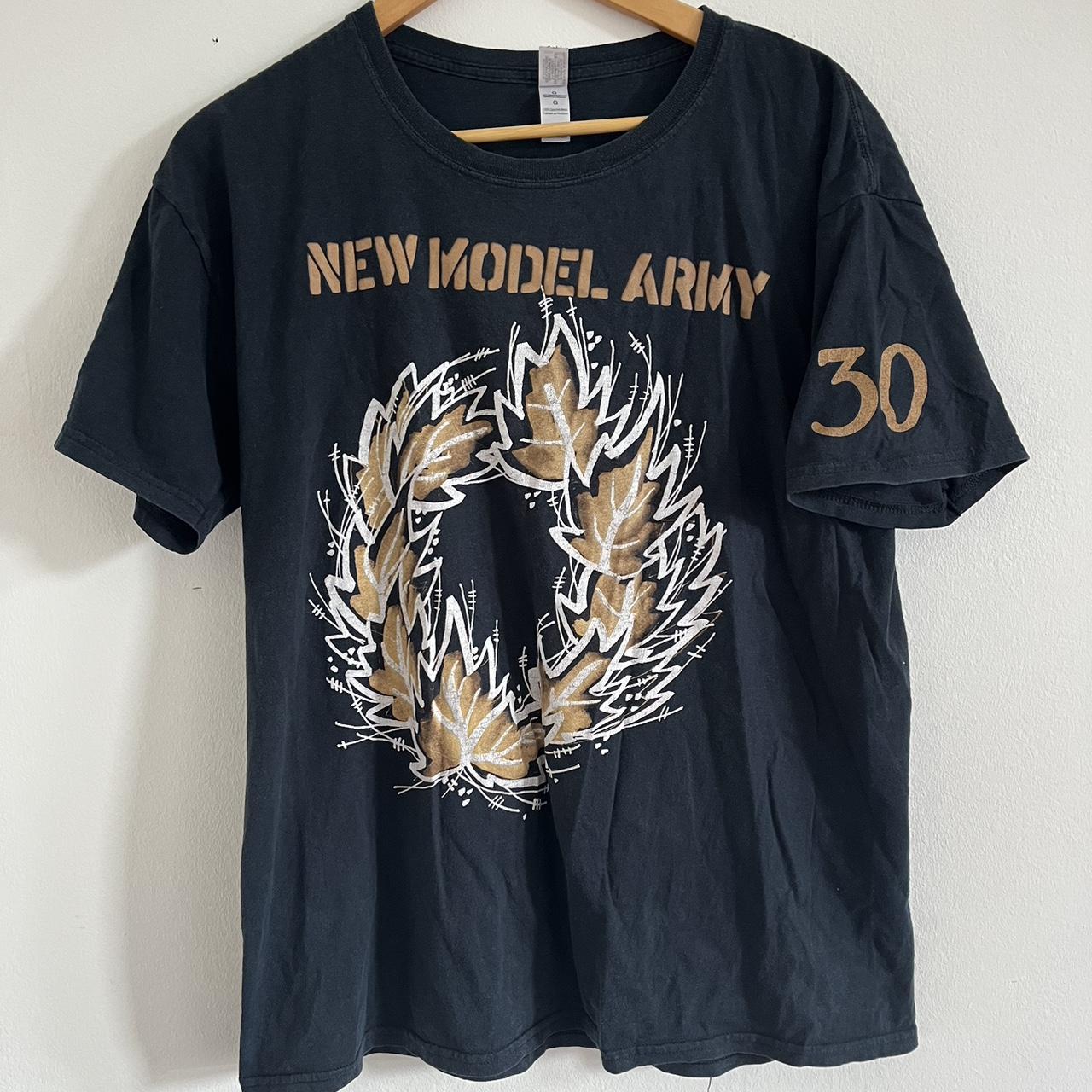 Black NEW MODEL ARMY “30 Year Gatherings” Tour 2010... - Depop