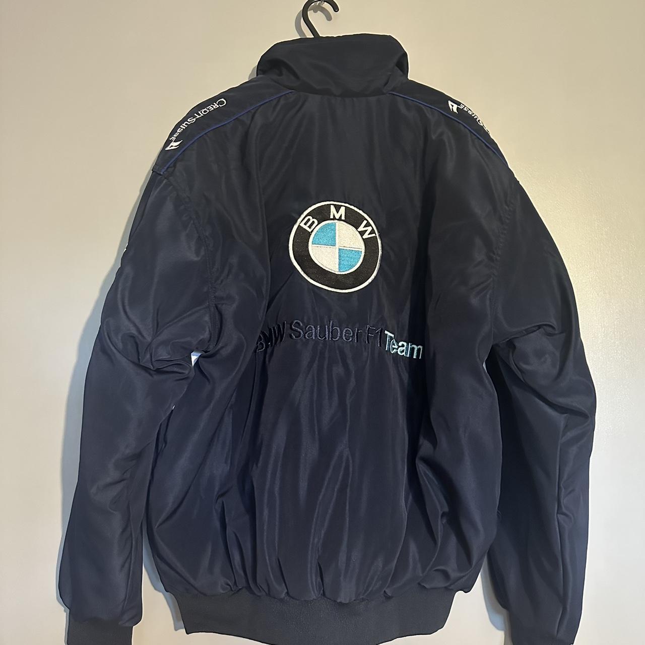 Brand new bmw biker Racing jacket bomber varsity f1... - Depop