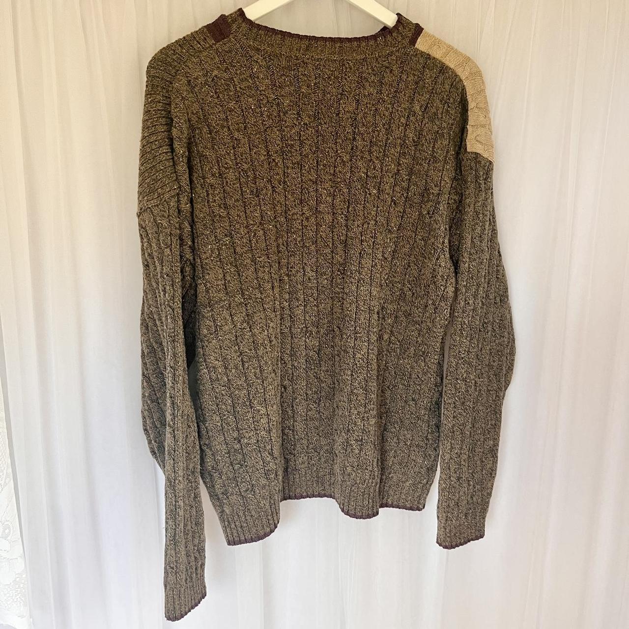 Vintage 90’s patchwork sweater. Liberty sweaters... - Depop