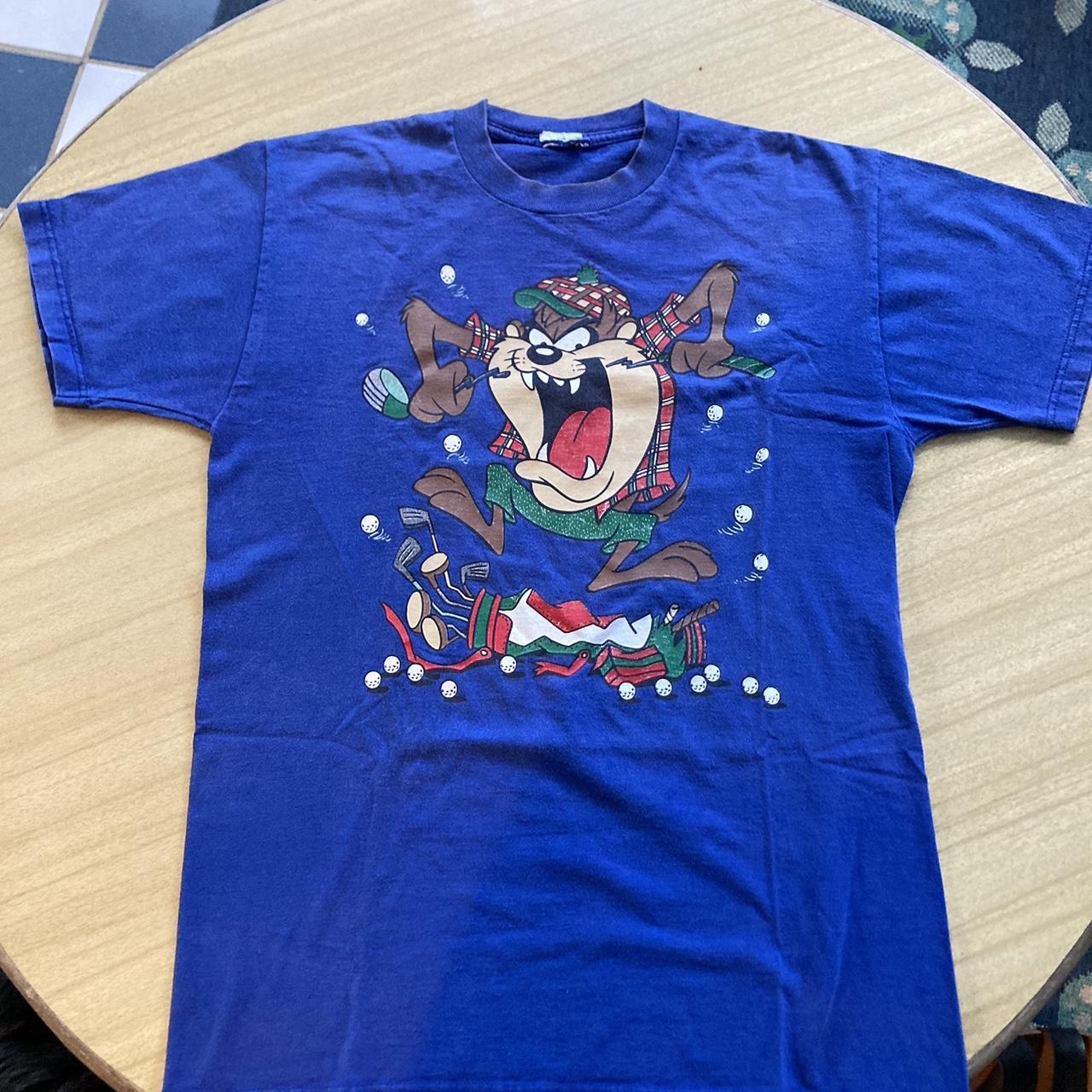 Vintage Taz Golf shirt. Tag cut, men’s medium.... - Depop