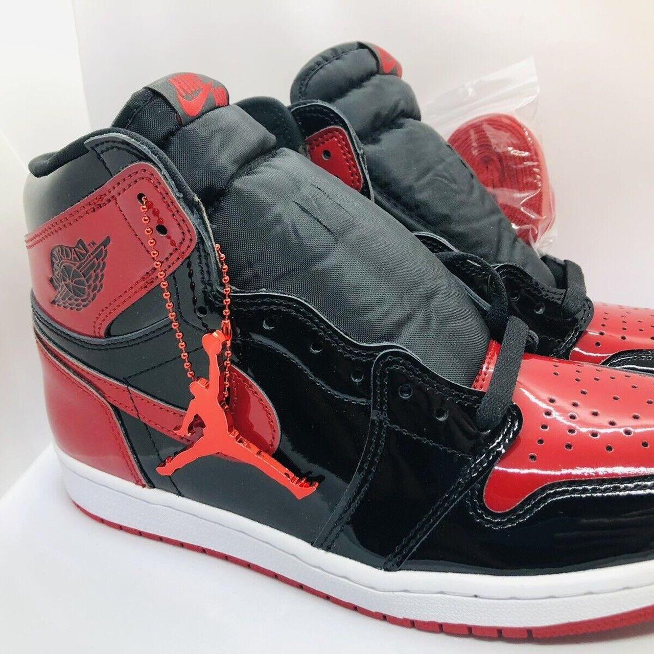 Jordan Men's Red Trainers | Depop