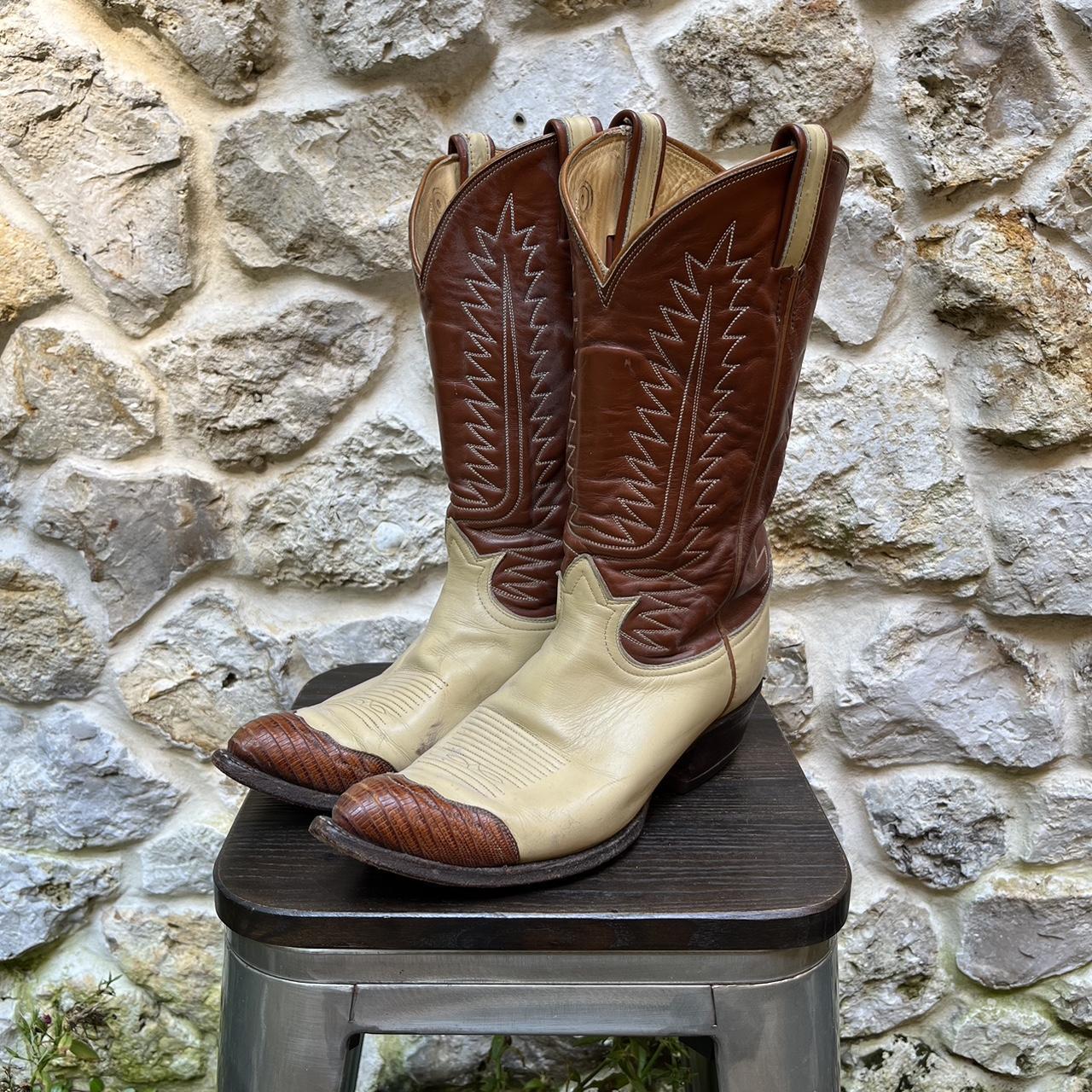 Vintage Tony Lama Western Boot In great condition... - Depop