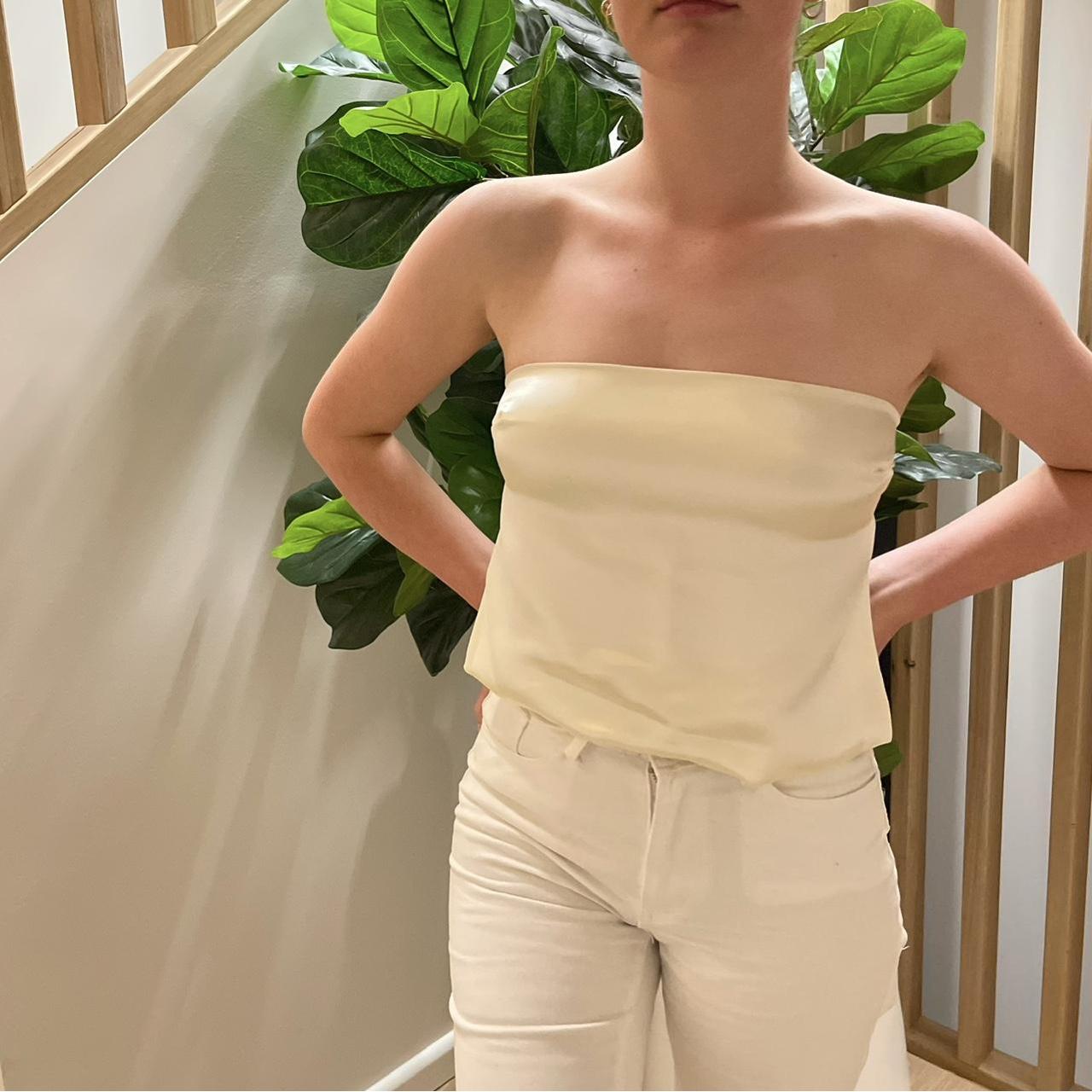 mr winston co inspired archie tie top🤍 all handmade... - Depop