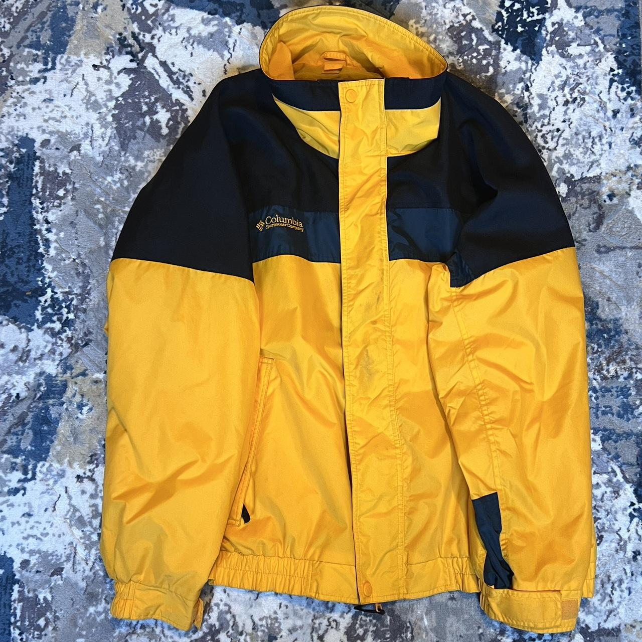 Yellow/Blue Columbia ski Jacket Was a gift but was... - Depop