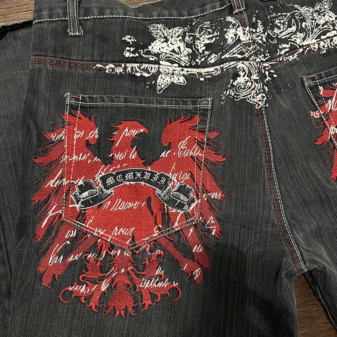 Fye pair of embroidered jeans. one of my old pairs.... - Depop