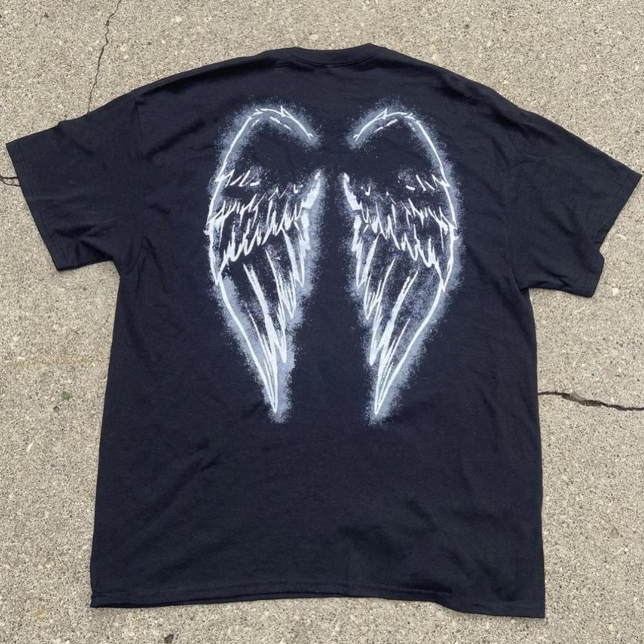 Dontdodrugs Levi catter skull smoking angel wings... - Depop