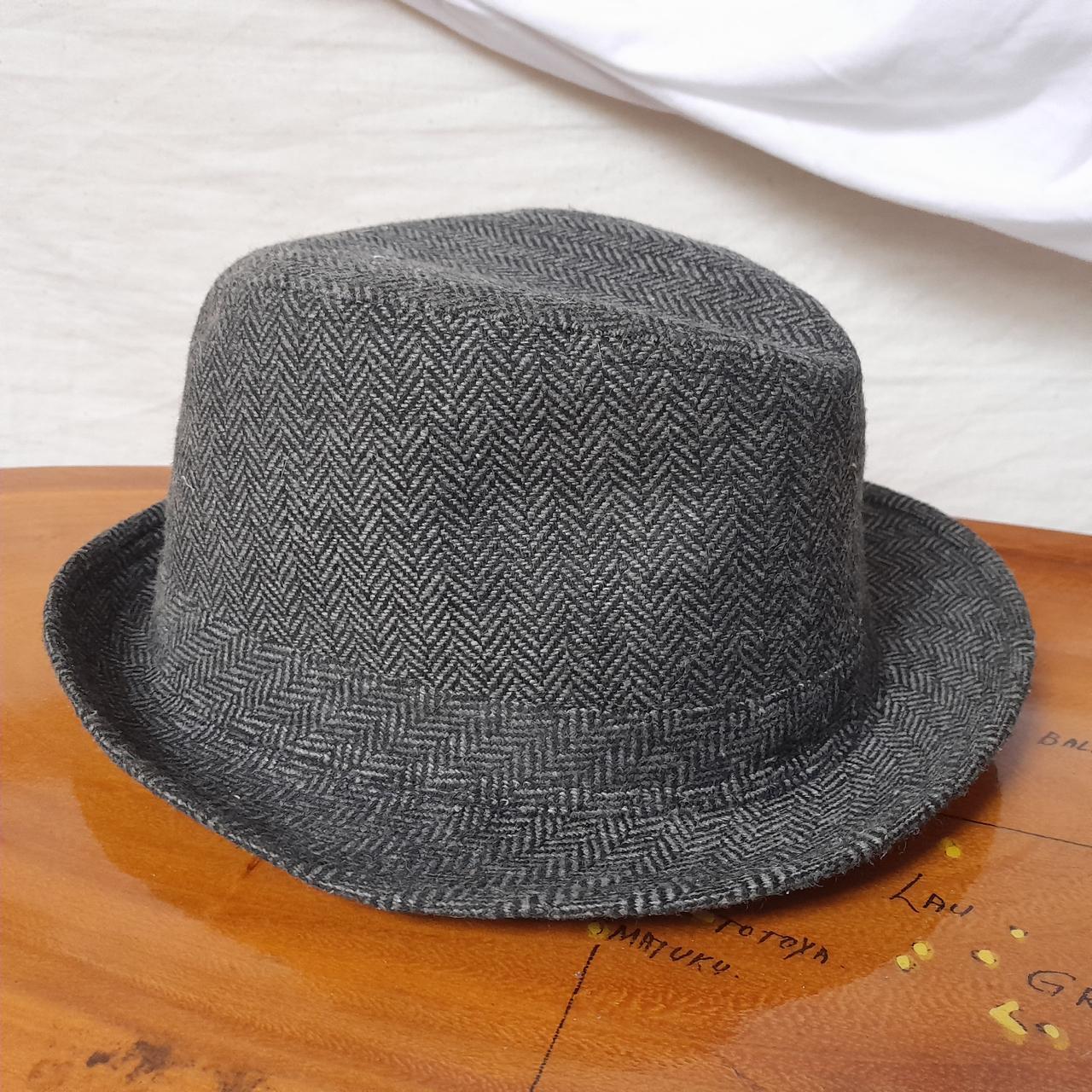 Grey tweed style trilby hat - one size £10 | Depop