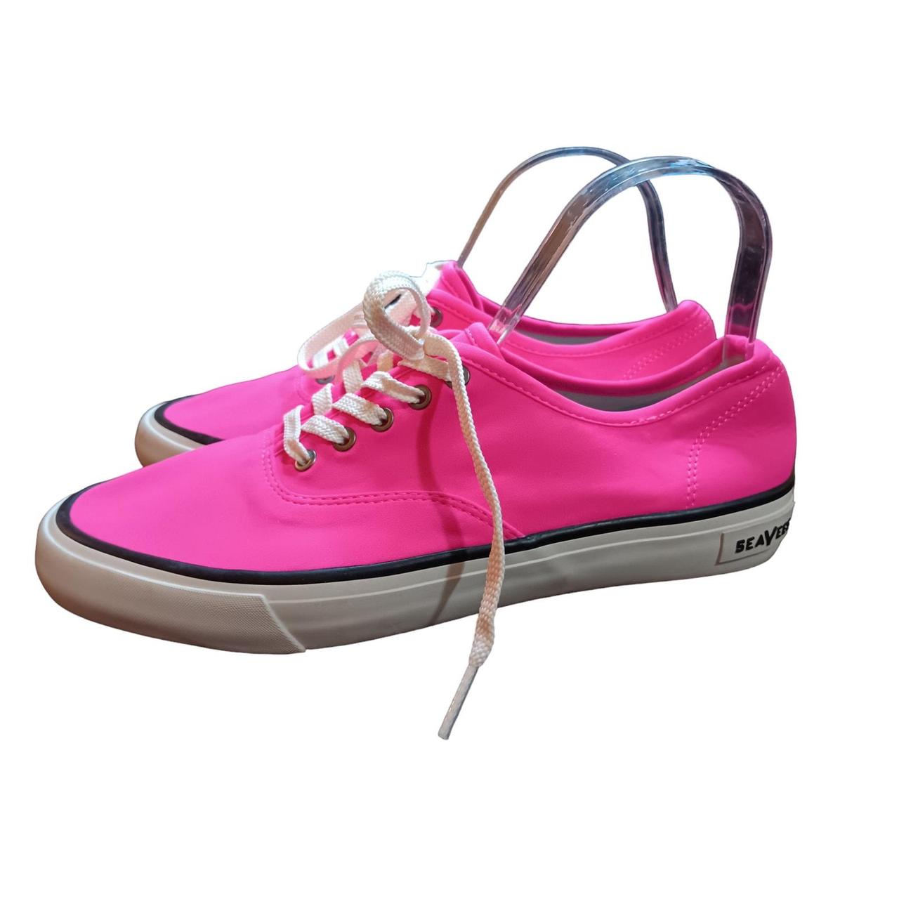 SeaVees Legend Sneaker Neon Pink Neoprene Size... - Depop
