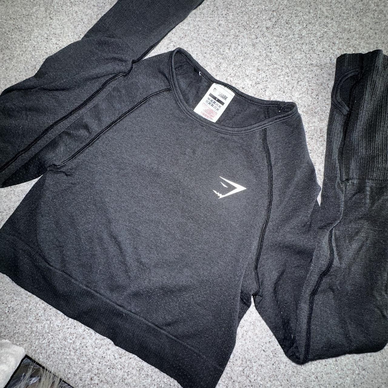 Gymshark Women's Black Top | Depop