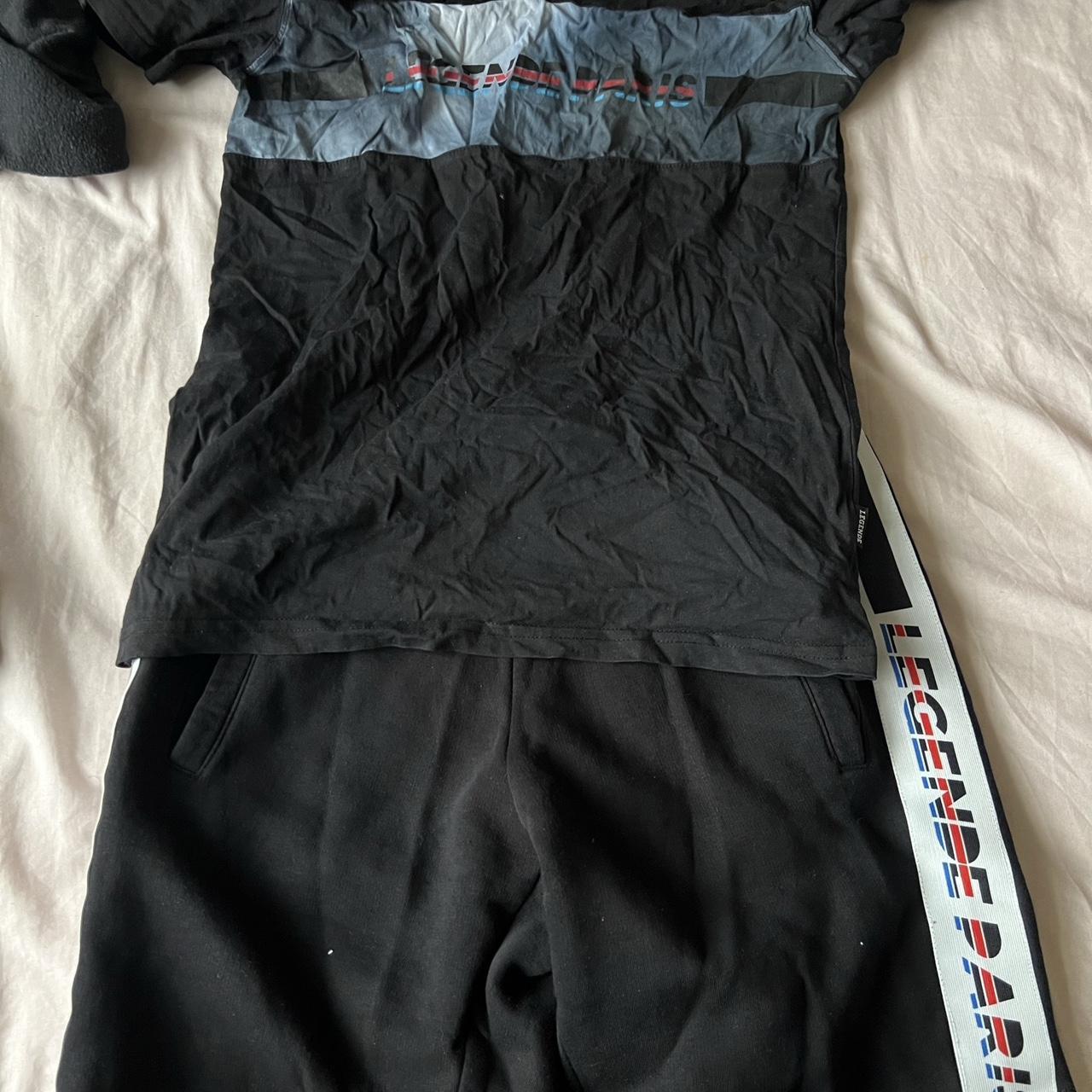 Black legende Paris short set. Open to offers - Depop