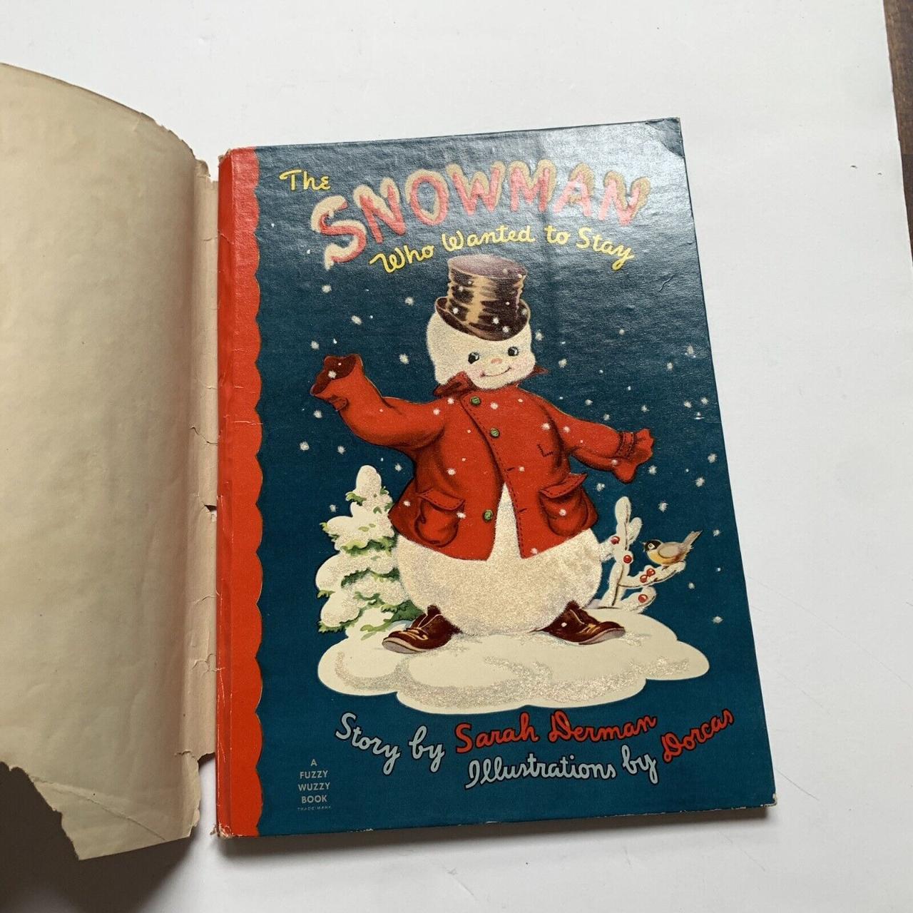 1948 Vintage The Snowman Who Wanted to Stay Fuzzy... - Depop