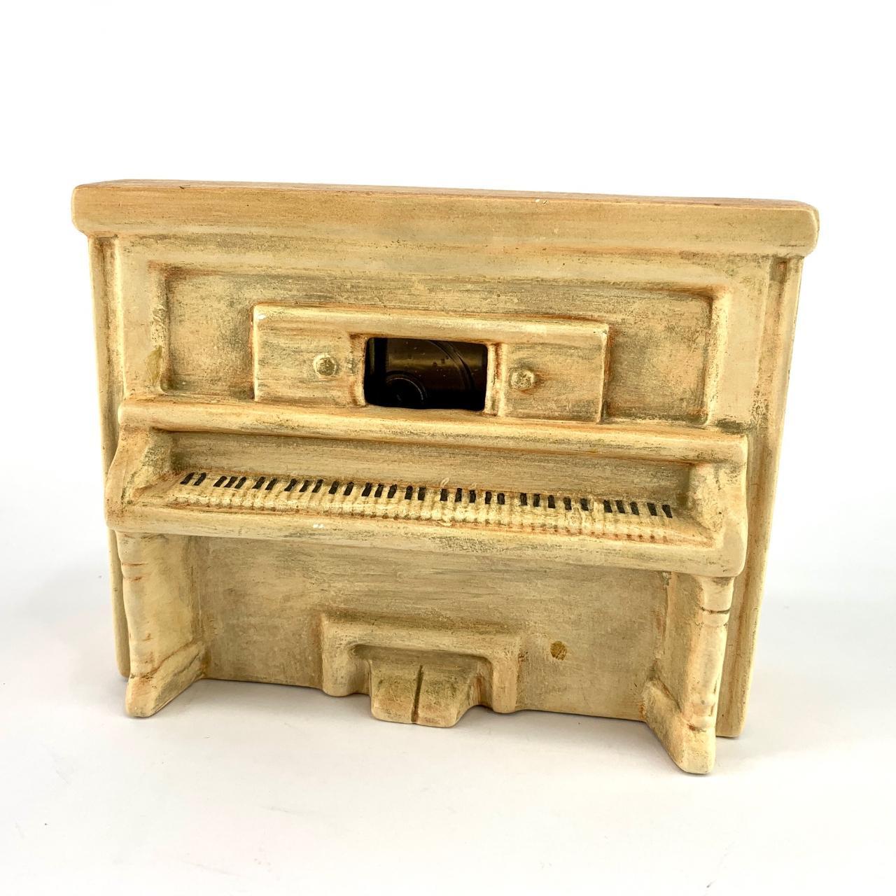 Vintage Ceramic Musical Piano Upright Good... - Depop