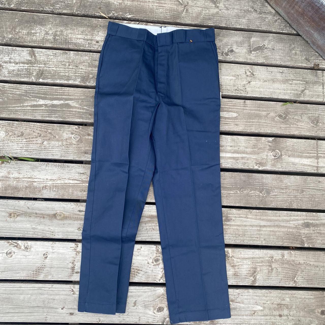 Vintage Dickies Mens Sz 36 X 32 Made In Usa Navy Blue Depop