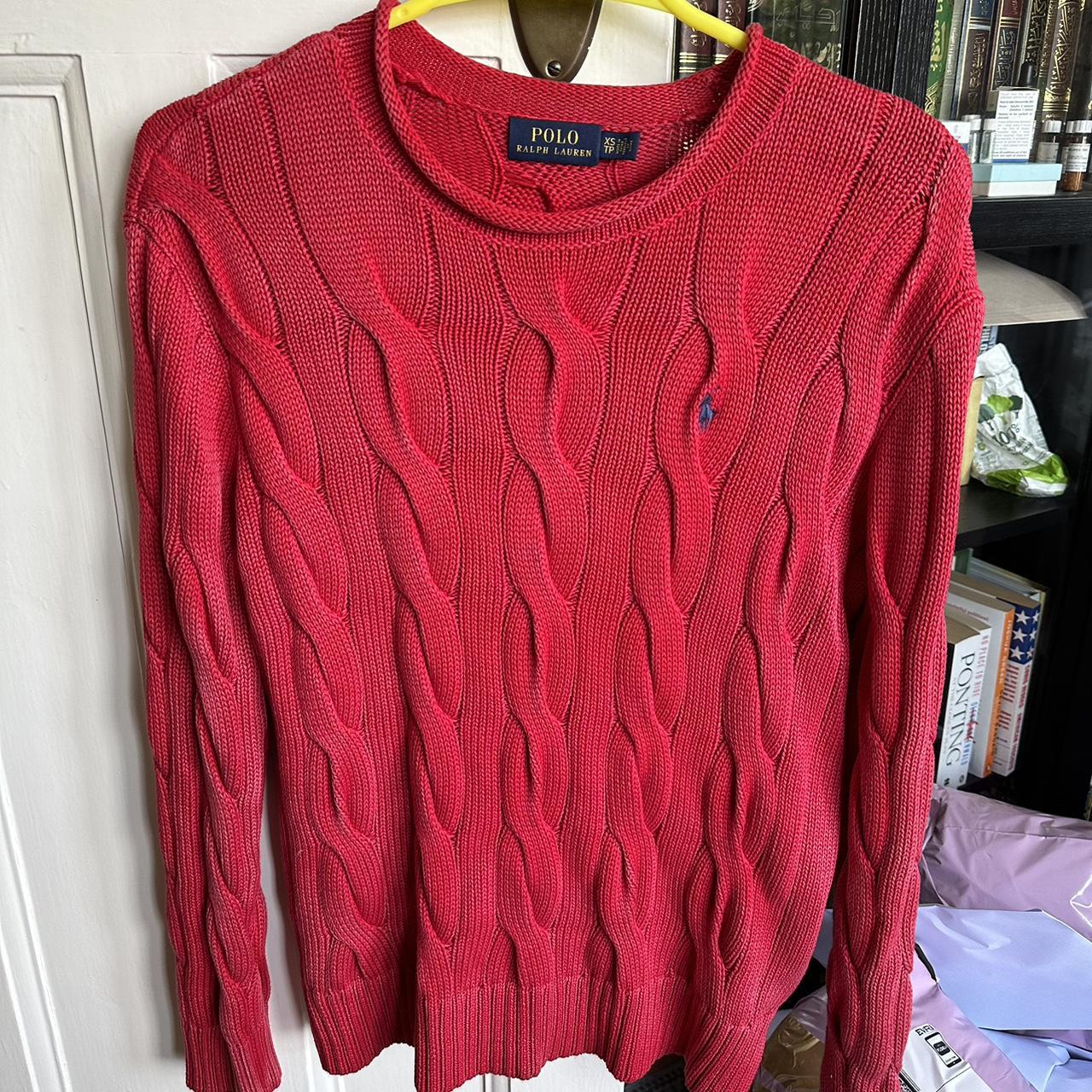 Ralph Lauren jumper sweater Size xs but oversized... - Depop