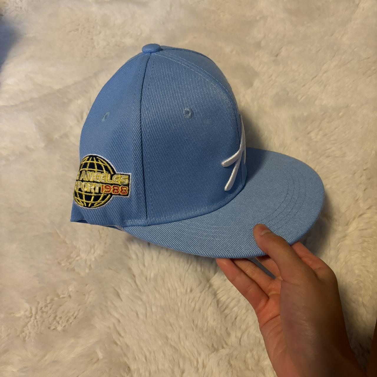 atlanta braves snapped back slim hat brand new -... - Depop