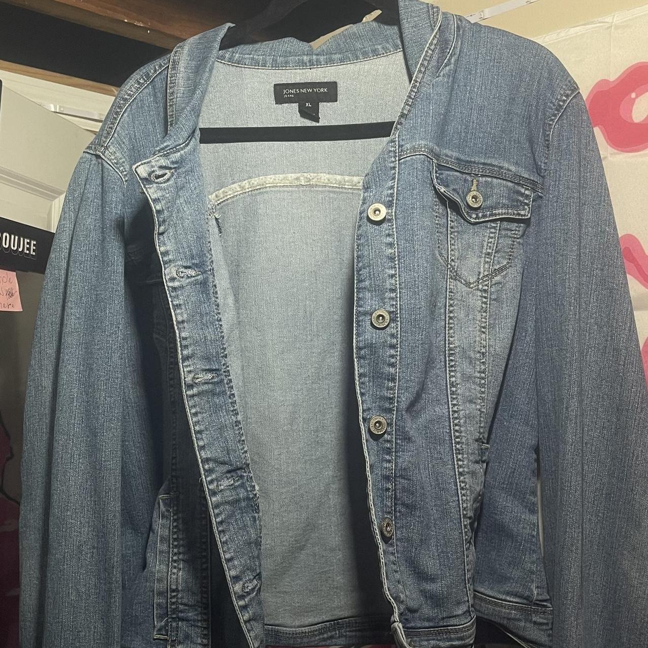 Cute XL Jean Jacket cute to go over a cute fit for a... - Depop