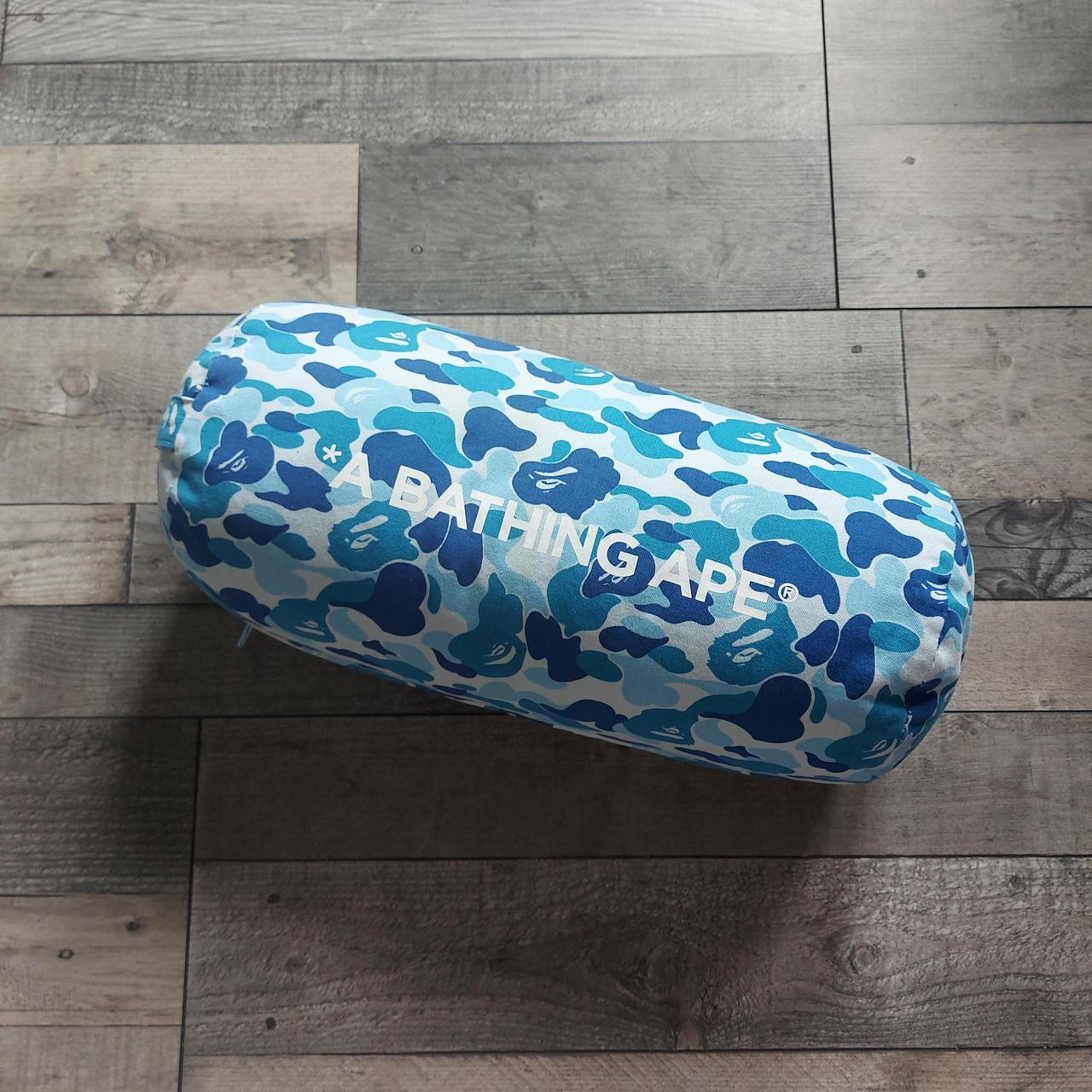 Bape a bathing ape blue abc camo cushion Used... - Depop