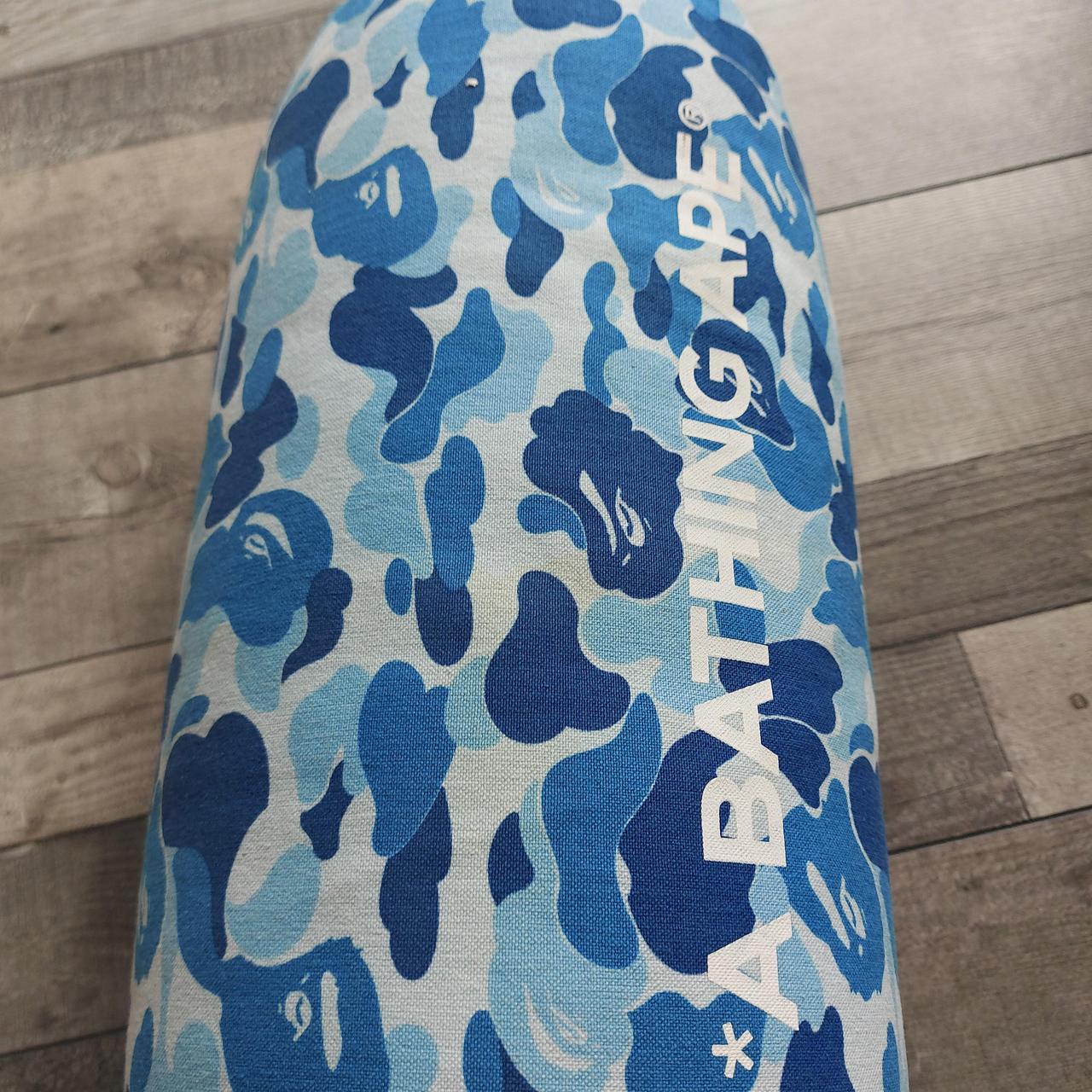 Bape a bathing ape blue abc camo cushion Used... - Depop