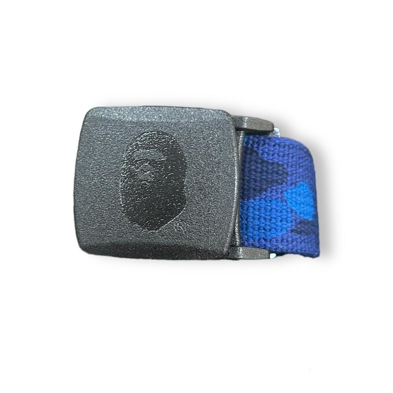 Camo bape belt Blue Willing to negotiate - Depop