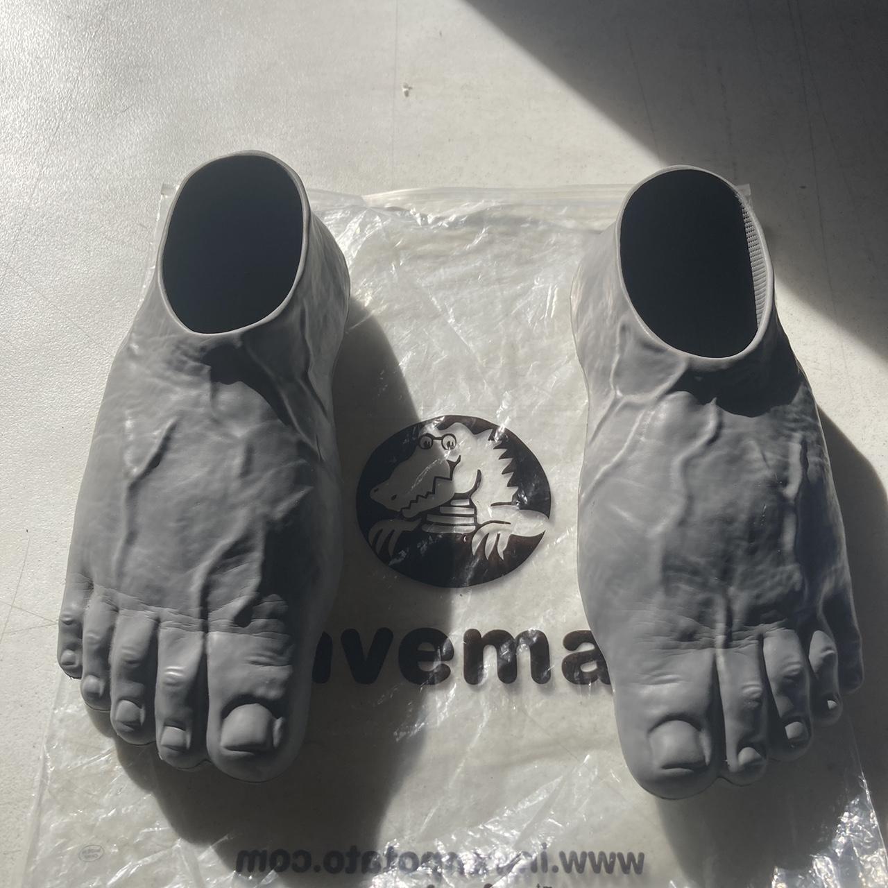 Size M Imran Potato Crocs worn once for Halloween - Depop