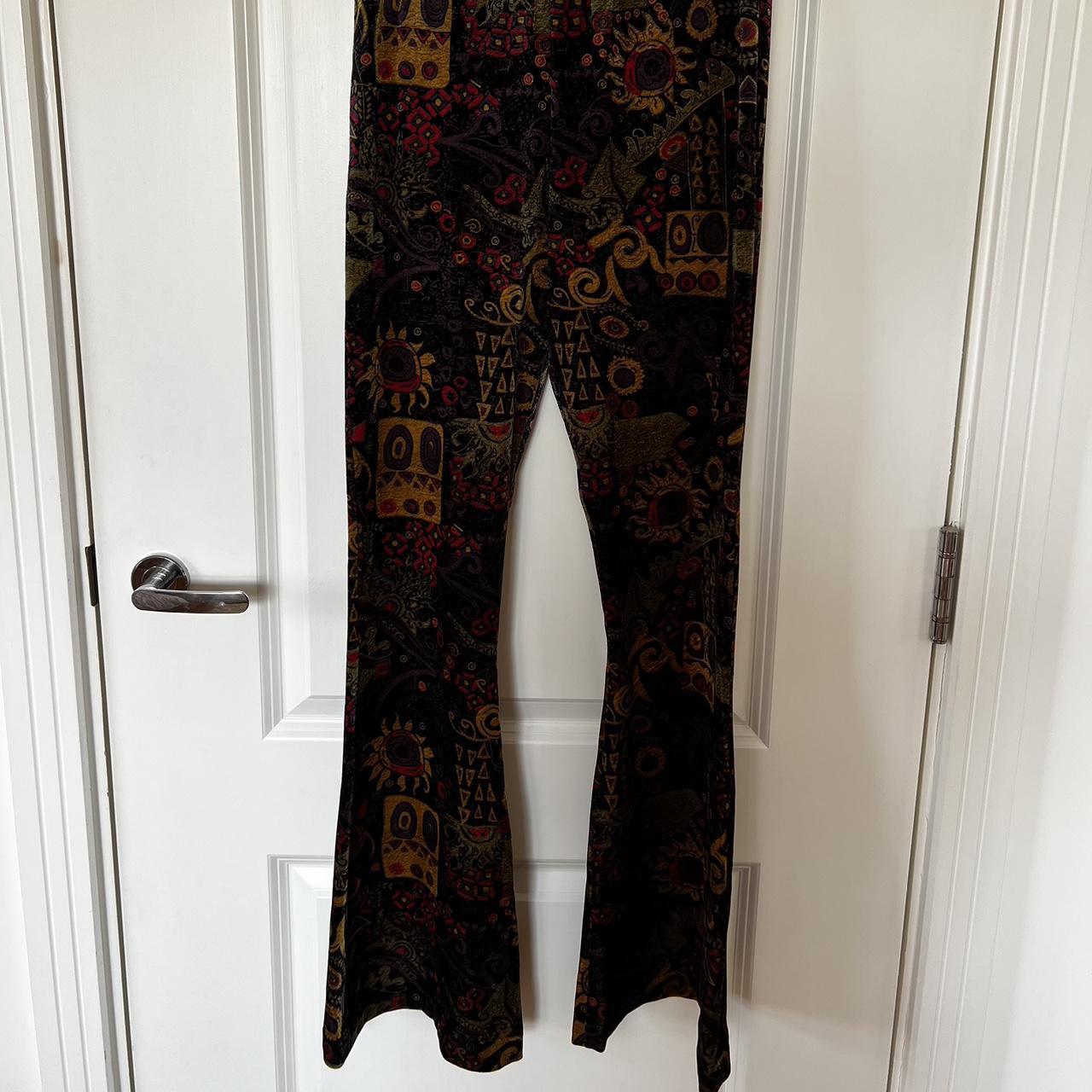 urban outfitters velour flares - Depop