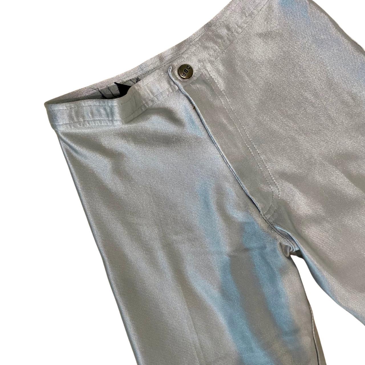 Vintage 1970s Bojangles Silver Disco Pants. They are... - Depop