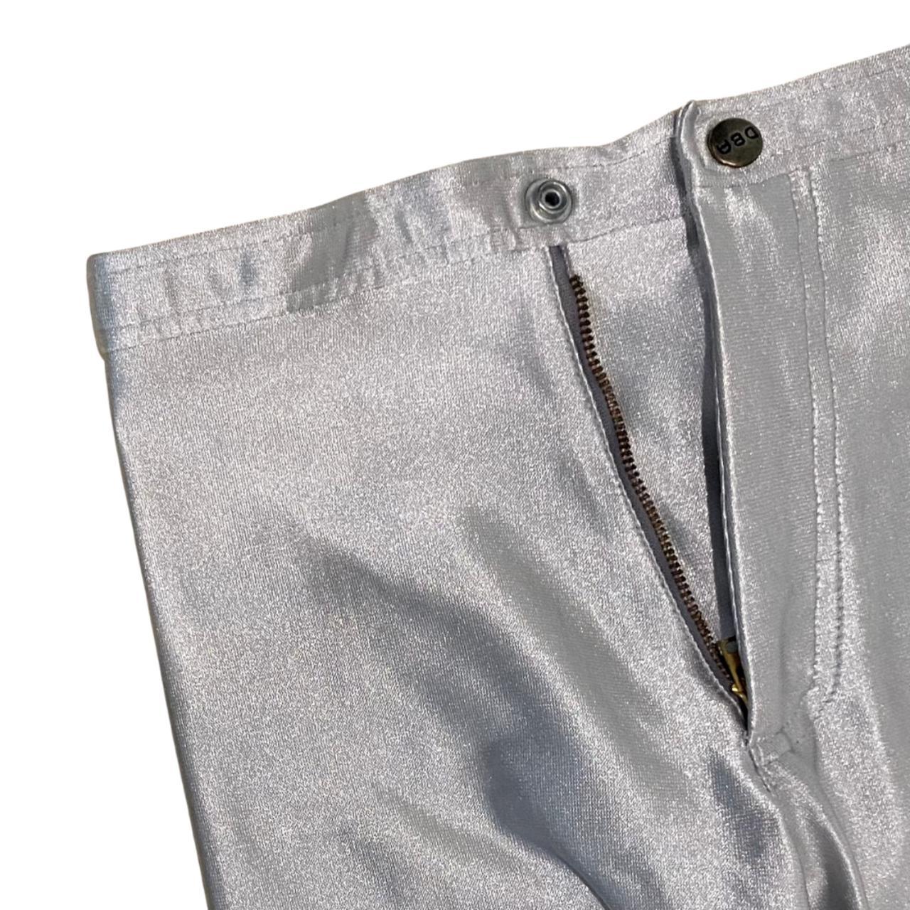 Vintage 1970s Bojangles Silver Disco Pants. They are... - Depop