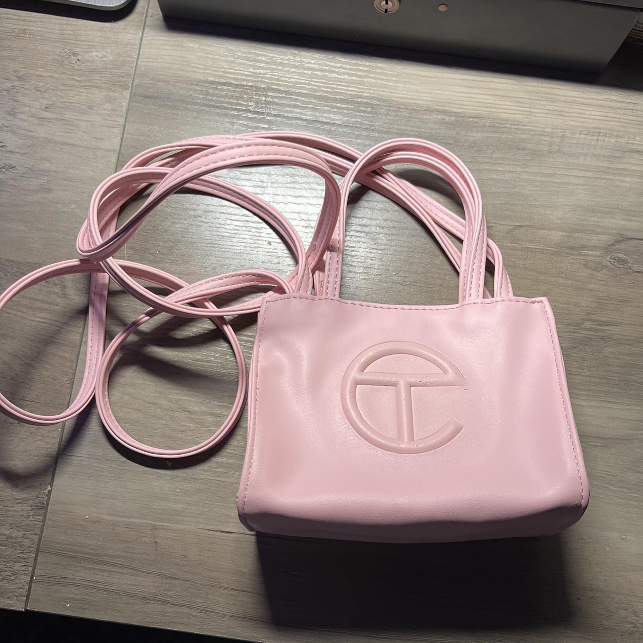 Bubblegum Pink Telfar mini crossbody bag Condition... - Depop