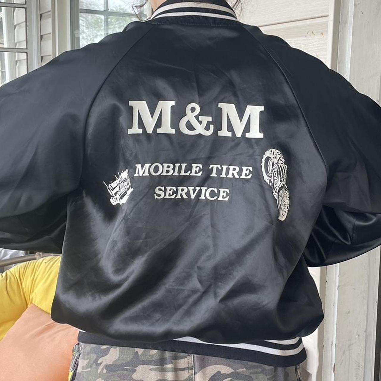 Vintage Hartwell Jacket / Bomber Jacket M&M Mobile... | Depop