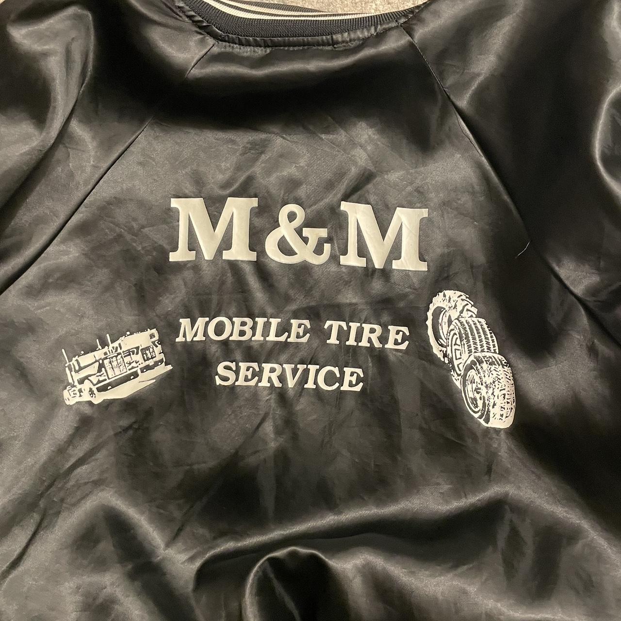 Vintage Hartwell Jacket / Bomber Jacket M&M Mobile... | Depop
