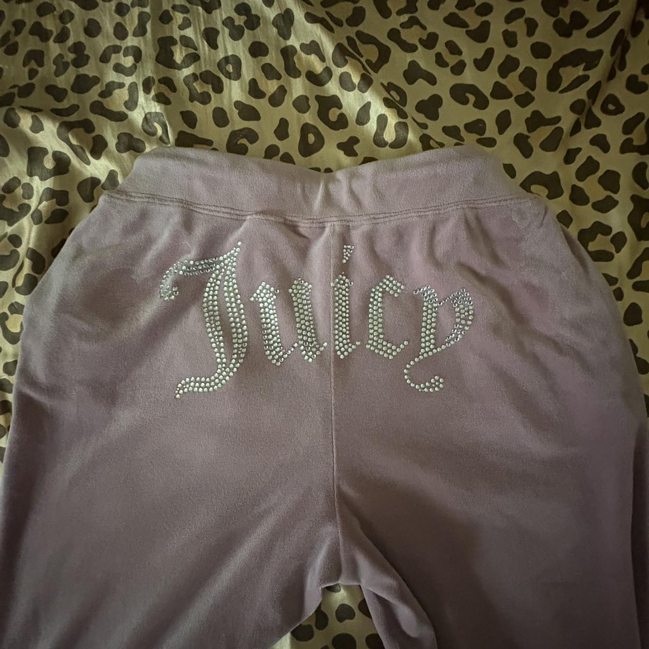 juicy couture sweat pants finest one details on back... | Depop