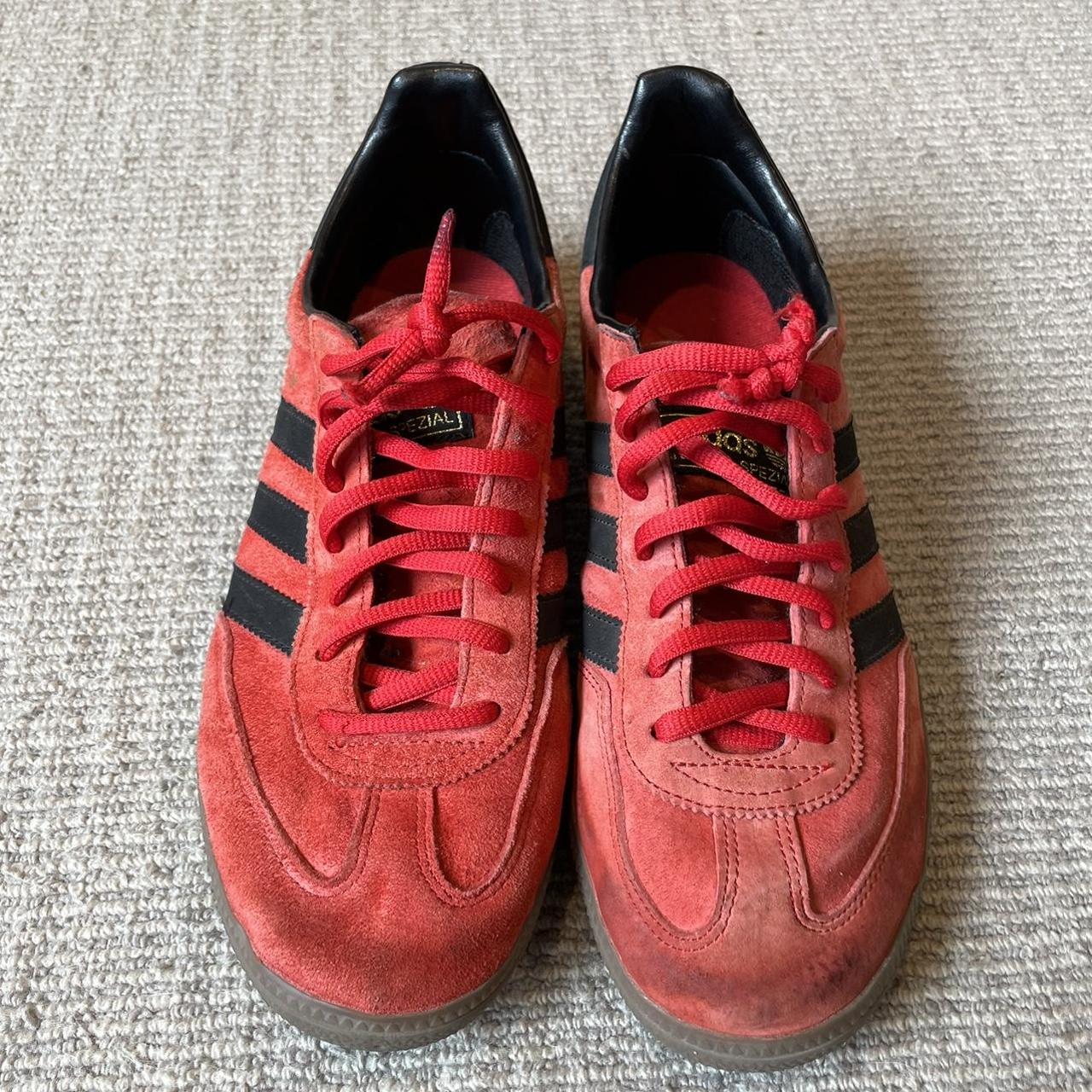 Adidas Spezial Red/Black Sneakers Size US Mens... - Depop