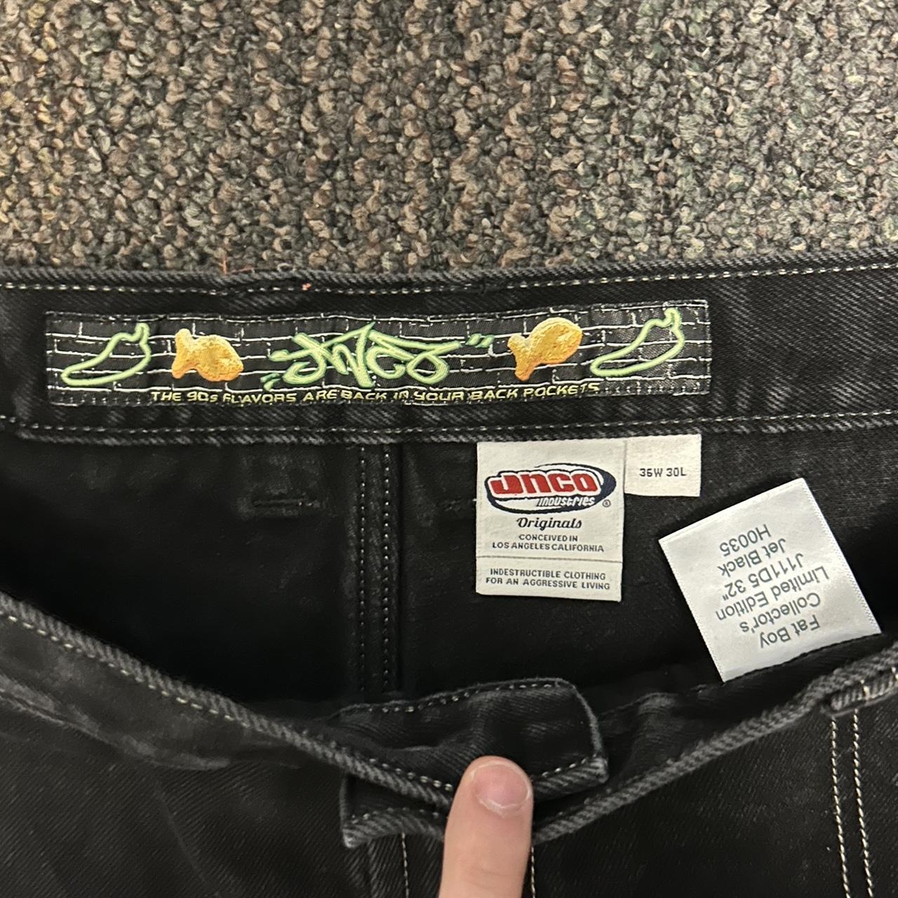Goldfish JNCO Jeans Size 36x30 No distressing at... - Depop