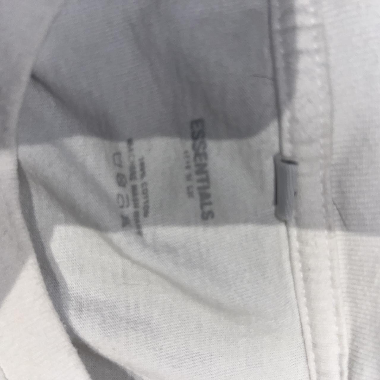 Essentials White T-Shirt Men’s Used once essentials... - Depop