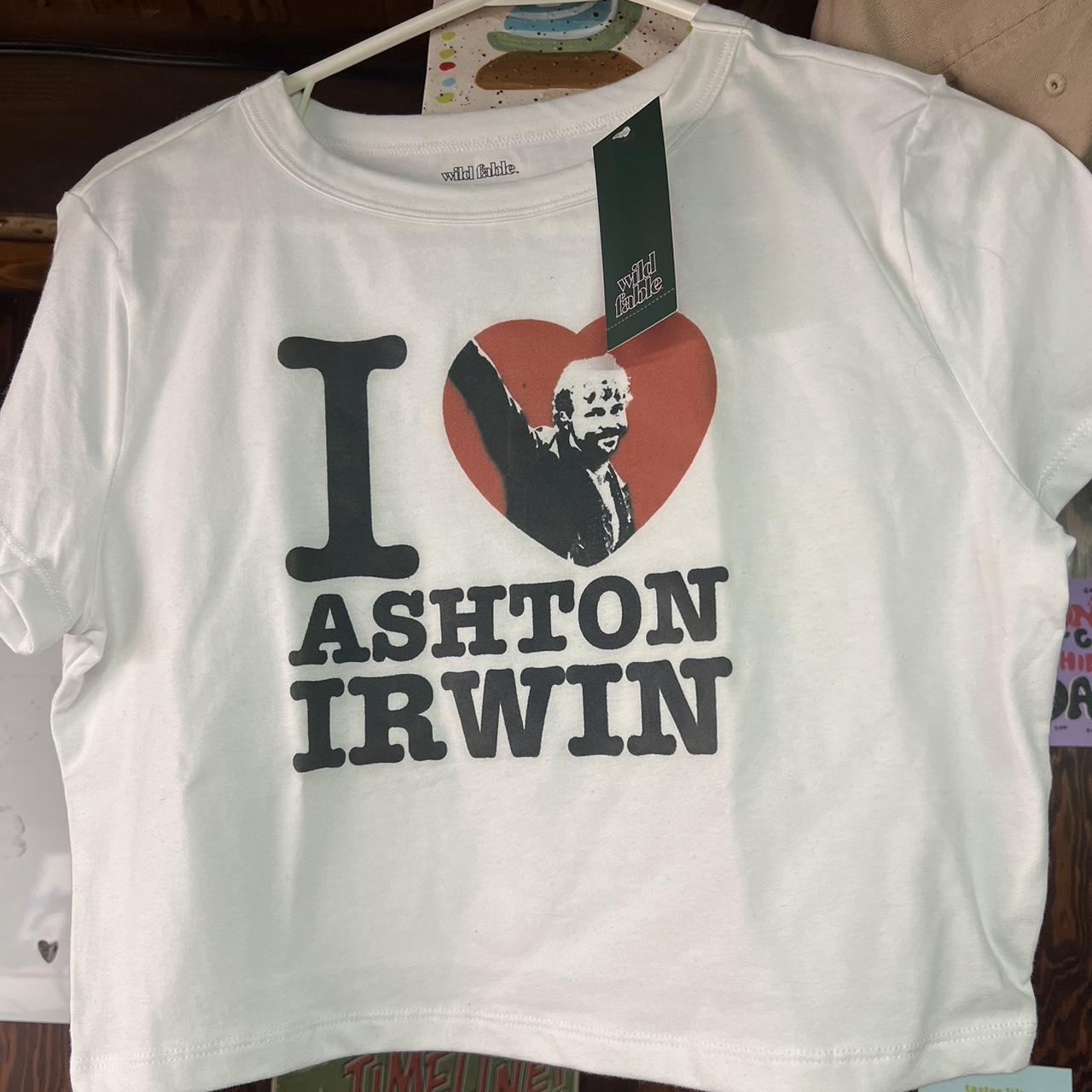 brand new ashton irwin crop top -will ship... - Depop
