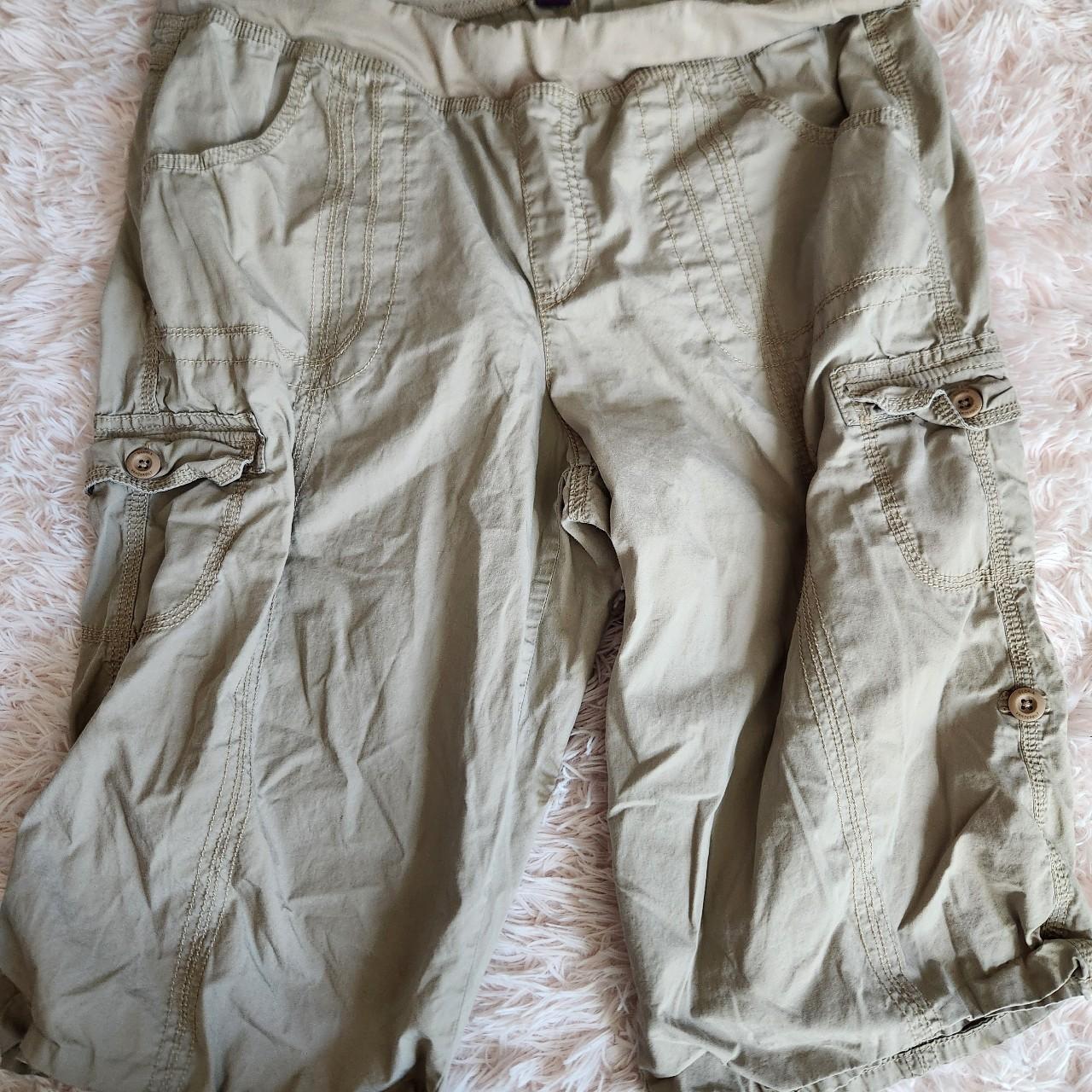cute cargo capris/jorts taking offers dm me for... - Depop