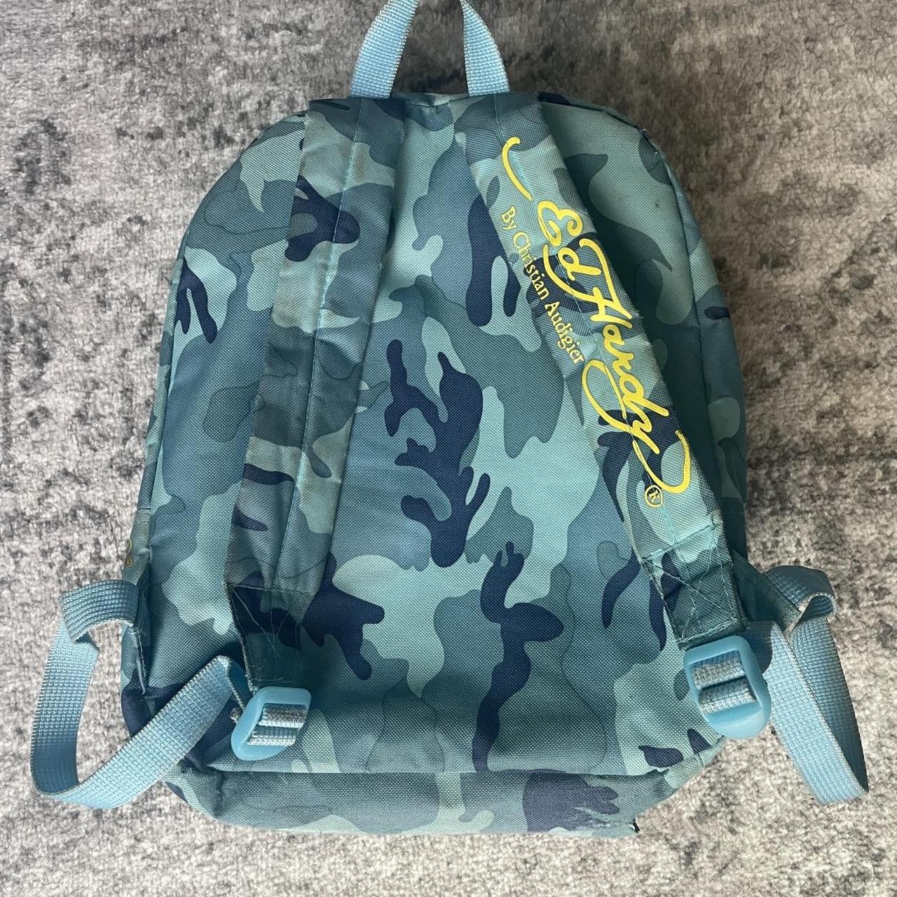 ED HARDY Y2K TIGER CAMO BACKPACK Craziest backpack... - Depop