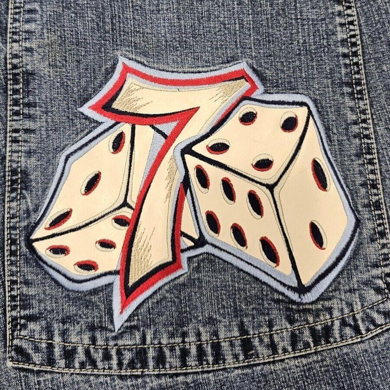 Rare Jnco 7 Dice Vintage Baggy Wide leg Jeans Size 31 - Depop