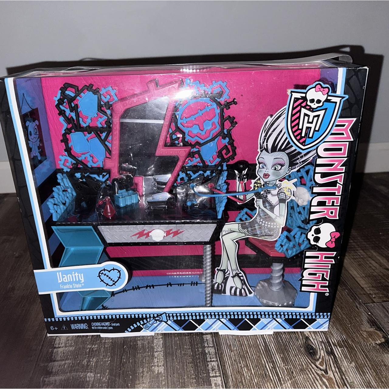 Selling new in box Monster High Frankie Vanity set.... - Depop