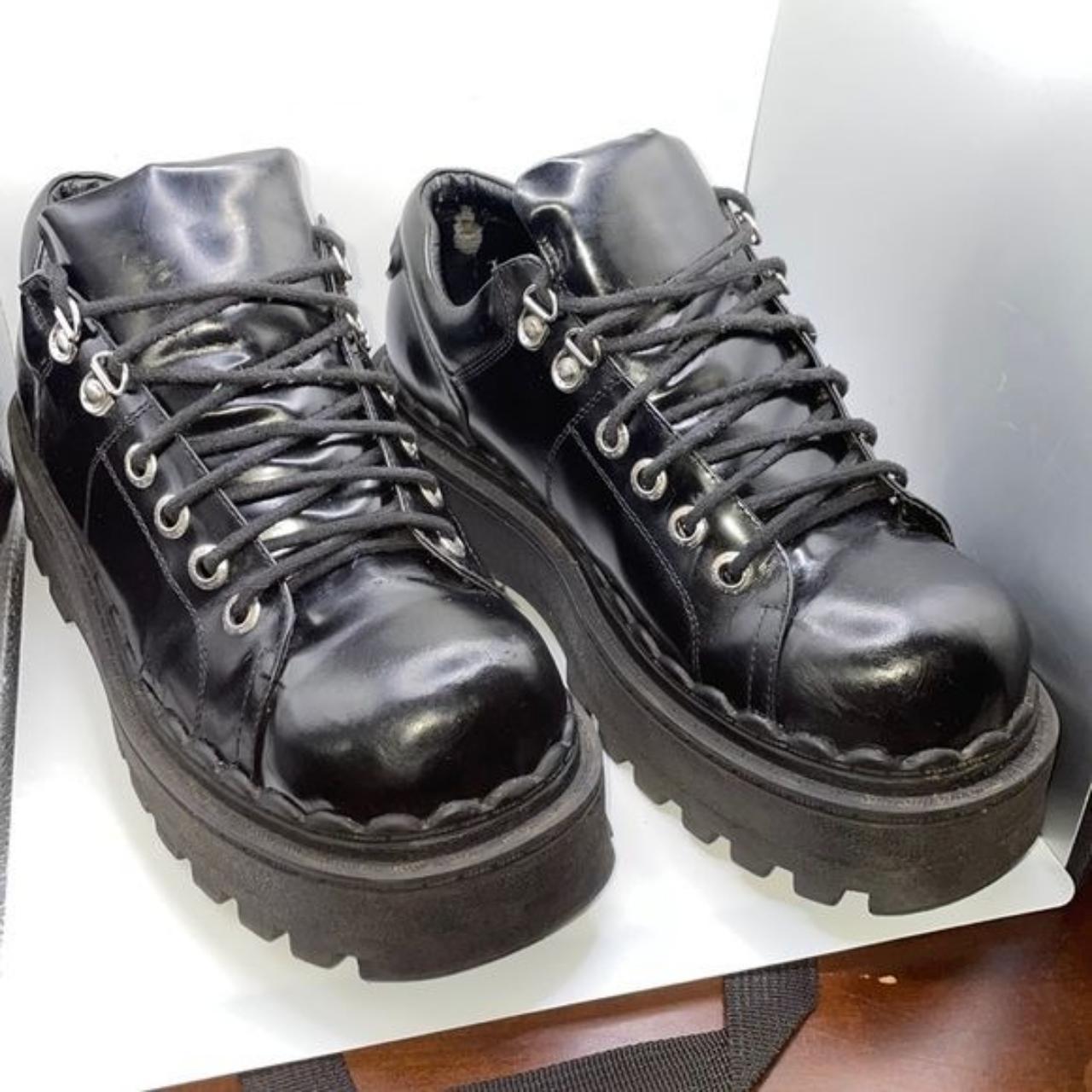 UNIF LOW TOP SEEK LEATHER PLATFORM SHOE. Women’s... - Depop