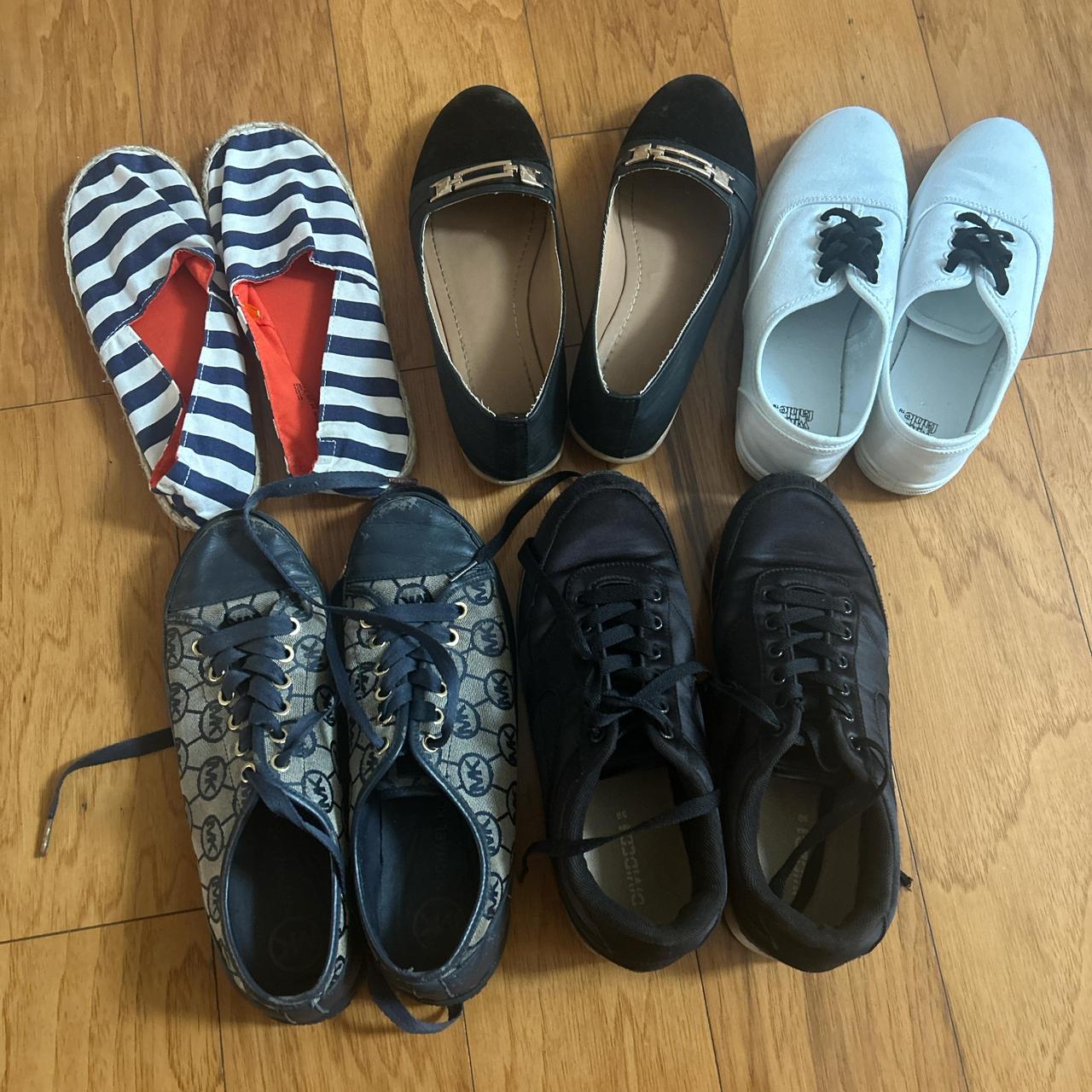 Multiple worn shoes. Can be treated as beat shoes... - Depop