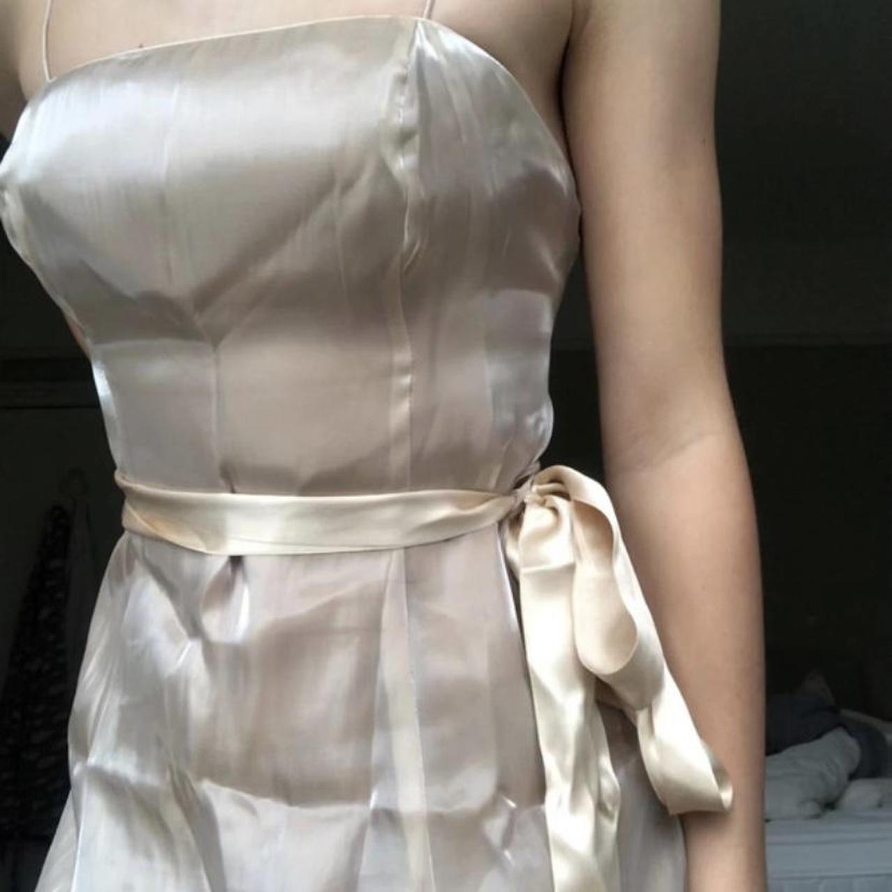 Rose gold Debut dress. Worn once. Absolutely... - Depop