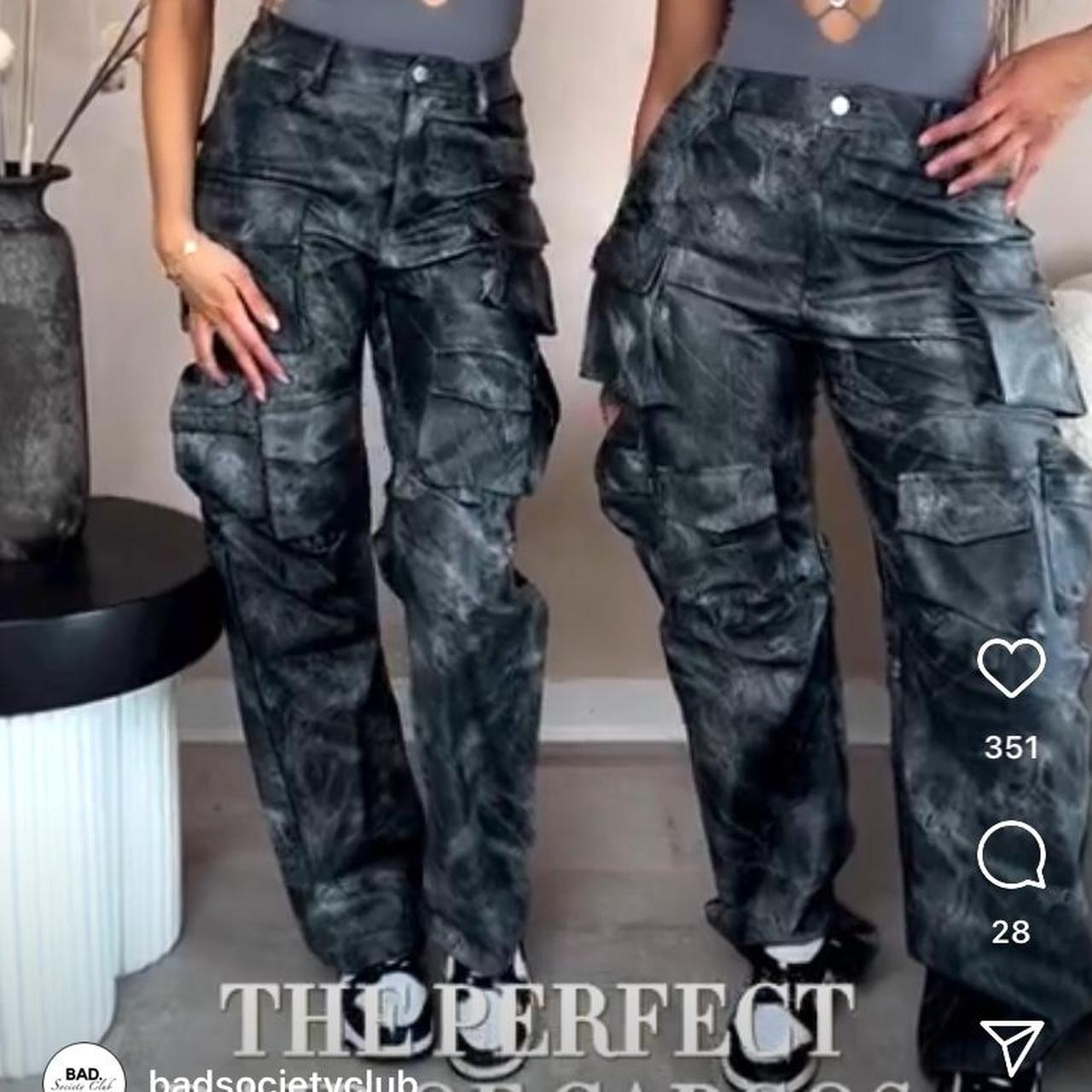 Bad society club cargo pants brand new never worn... - Depop